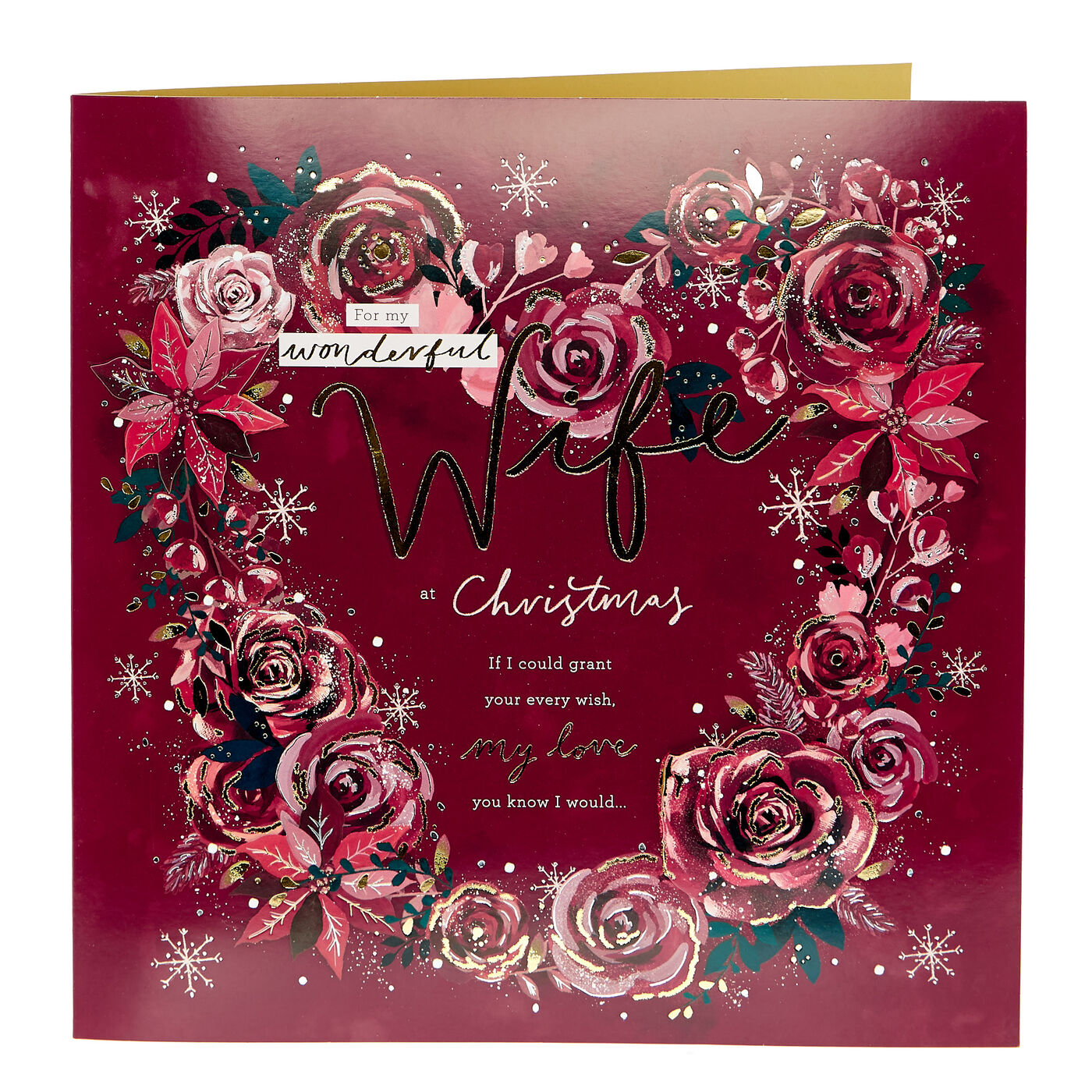 Buy Luxury Boxed Christmas Card - Wonderful Wife for GBP 2.99 | Card ...
