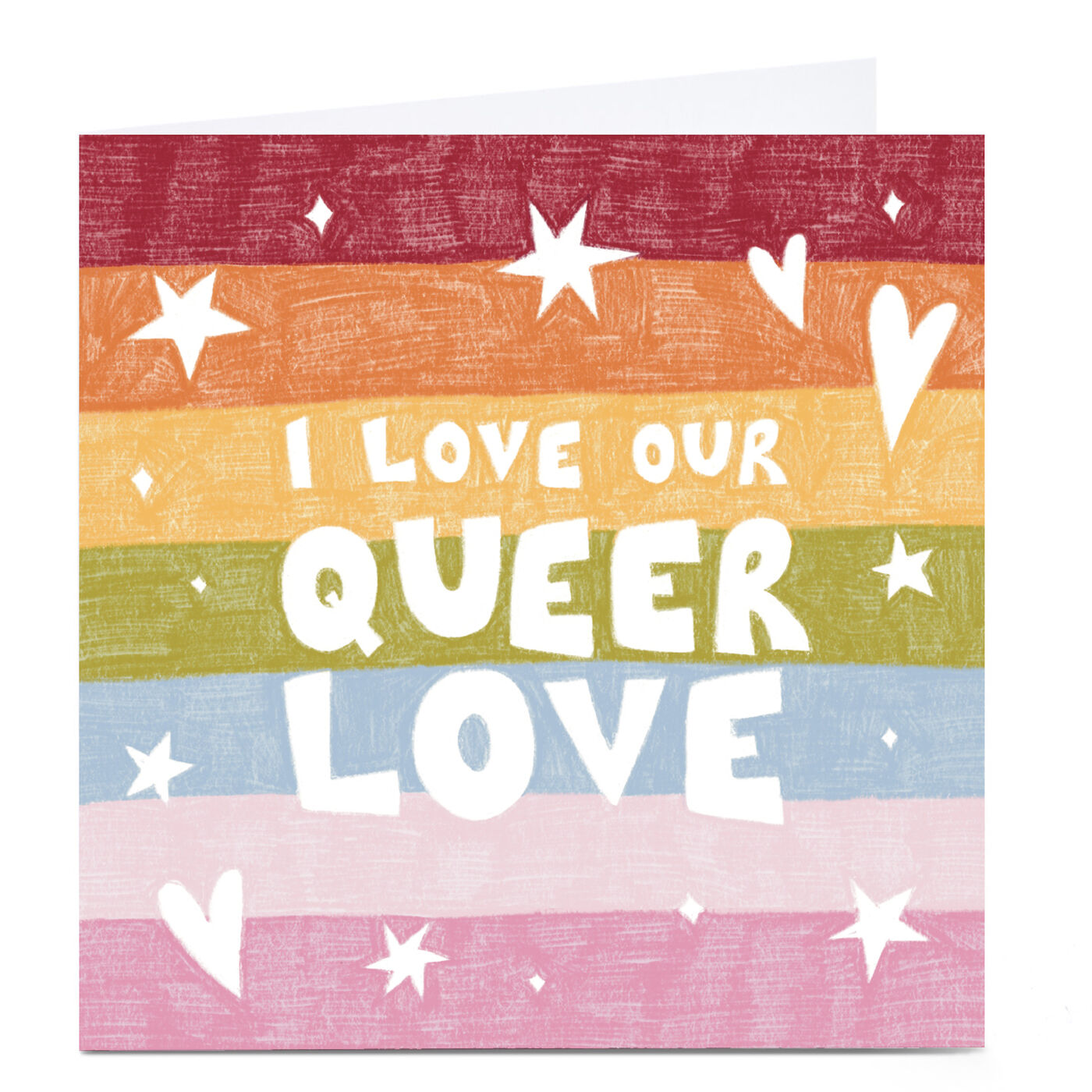 Buy Personalised Sophie Kathleen LGBTQ+ Card - I Love our Queer Love ...