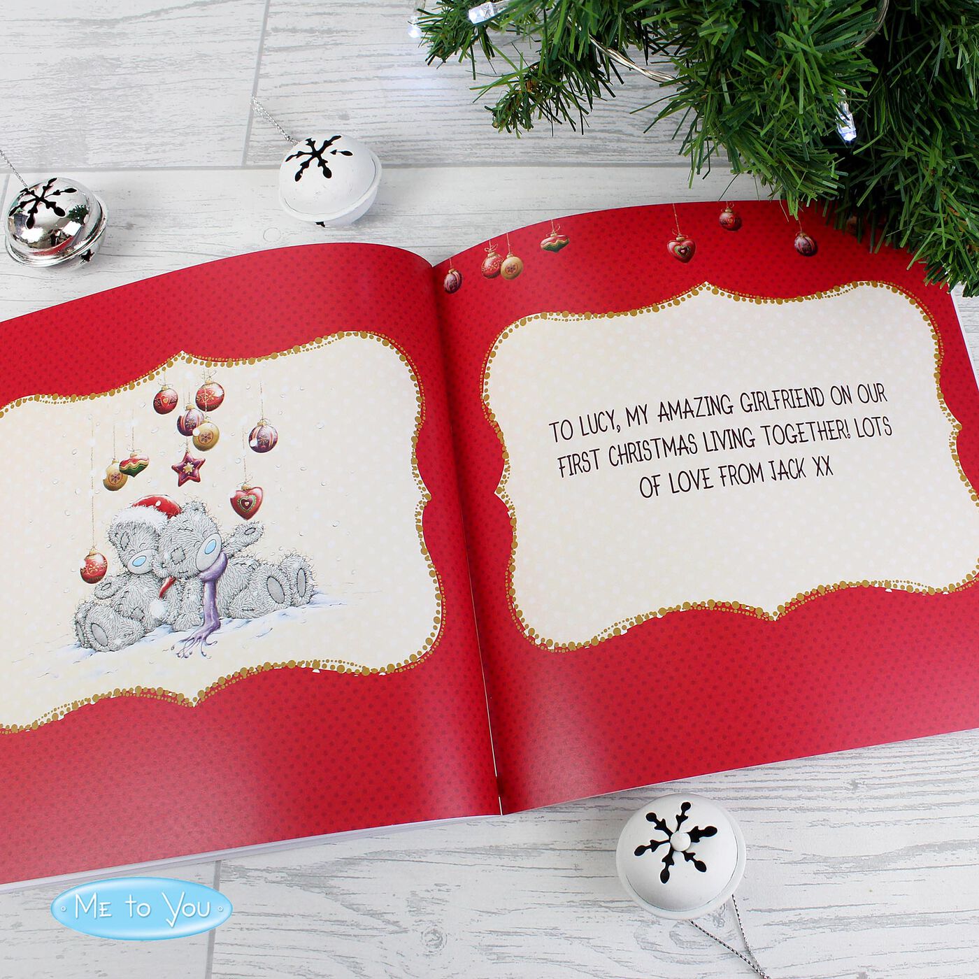 Buy Personalised Me to You The One I Love at Christmas Poem Book for ...