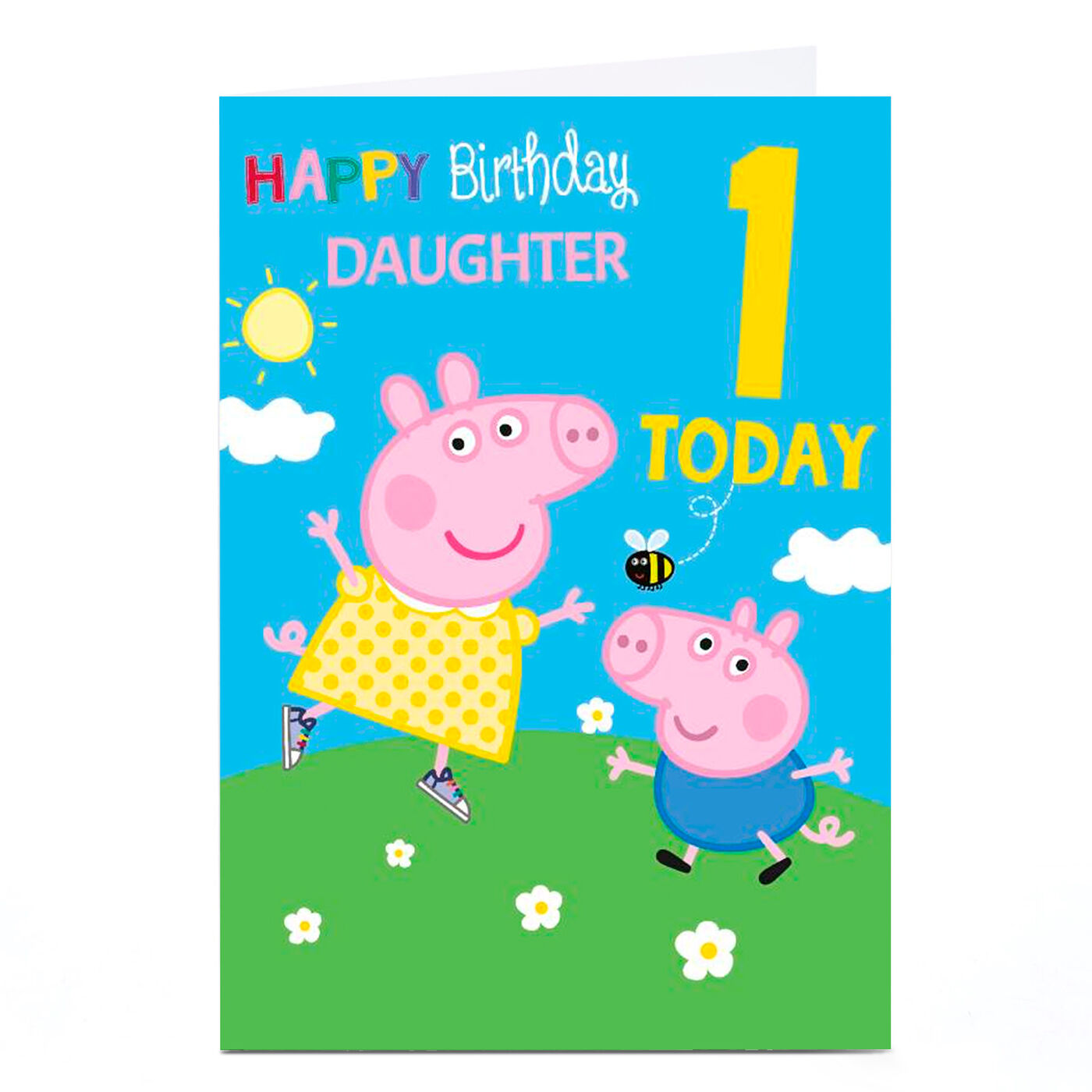 Buy Personalised Birthday Card - Peppa Pig Daughter, Any Age for GBP 2. ...