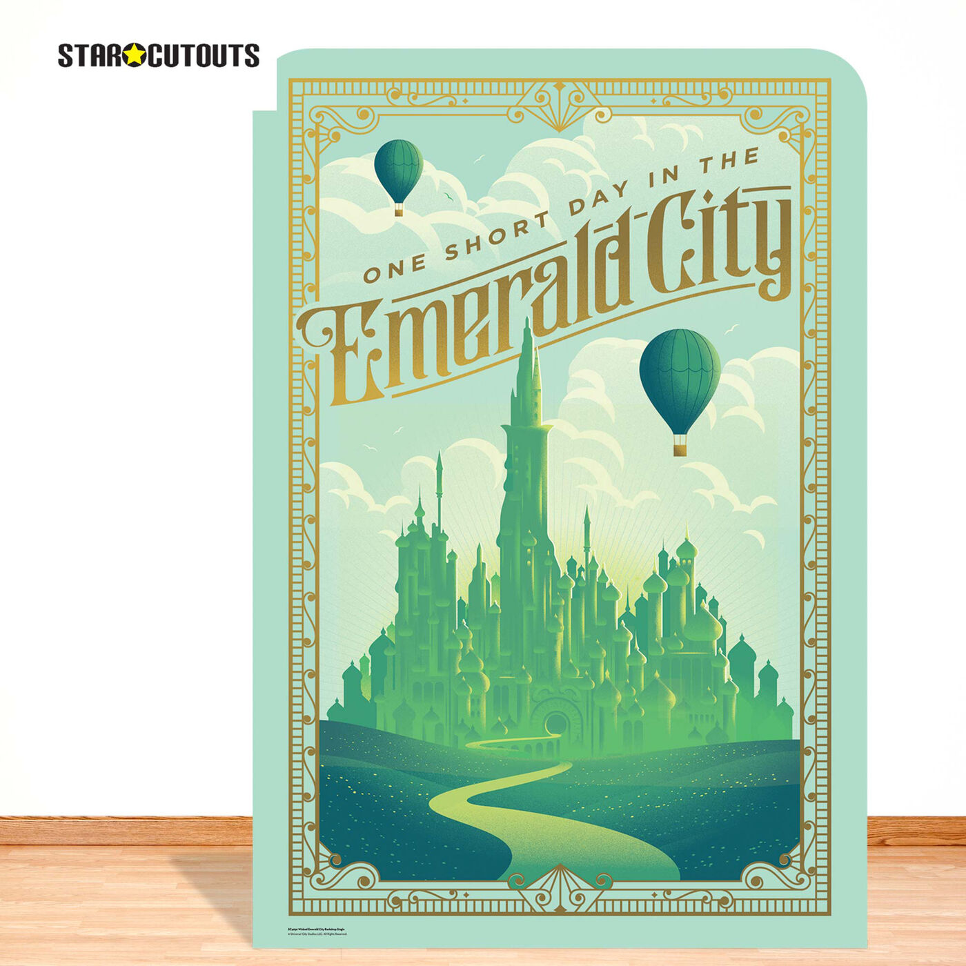 Buy Wicked Emerald City Medium Cardboard Backdrop for GBP 29.99 | Card Factory UK