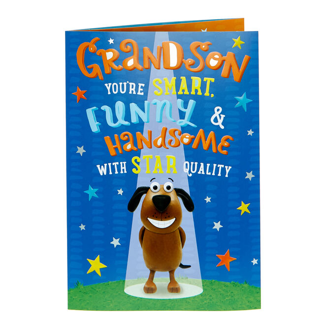 Grandson Birthday Cards, Personalised Grandson & Great Grandson ...