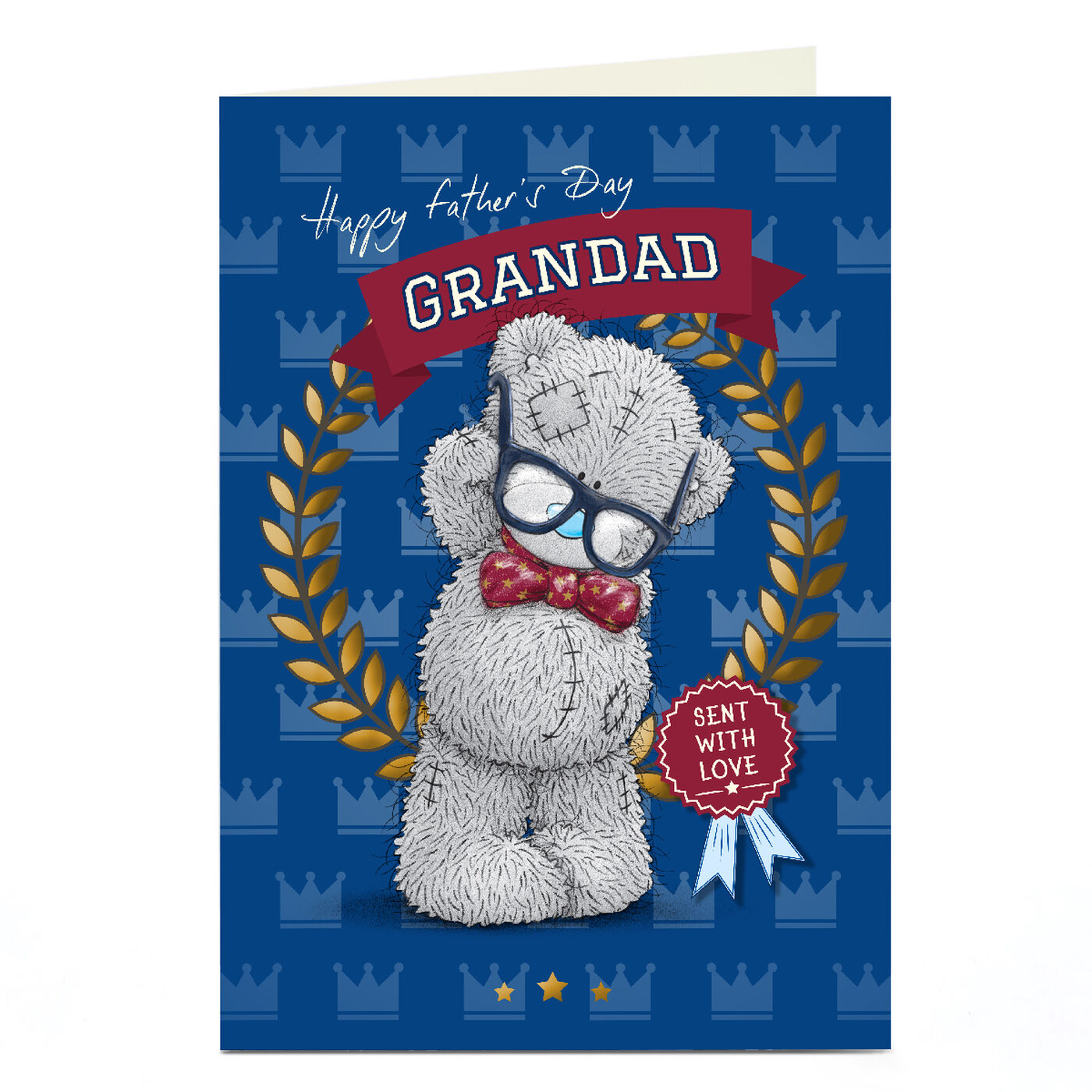 Buy Personalised Tatty Teddy Father's Day Card - Grandad Bear for GBP 2 ...