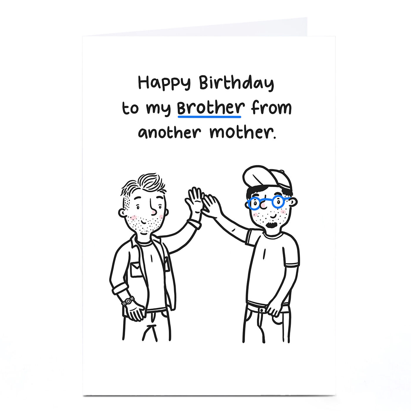 Buy Personalised Blue Kiwi Birthday Card - Brother From Another Mother ...