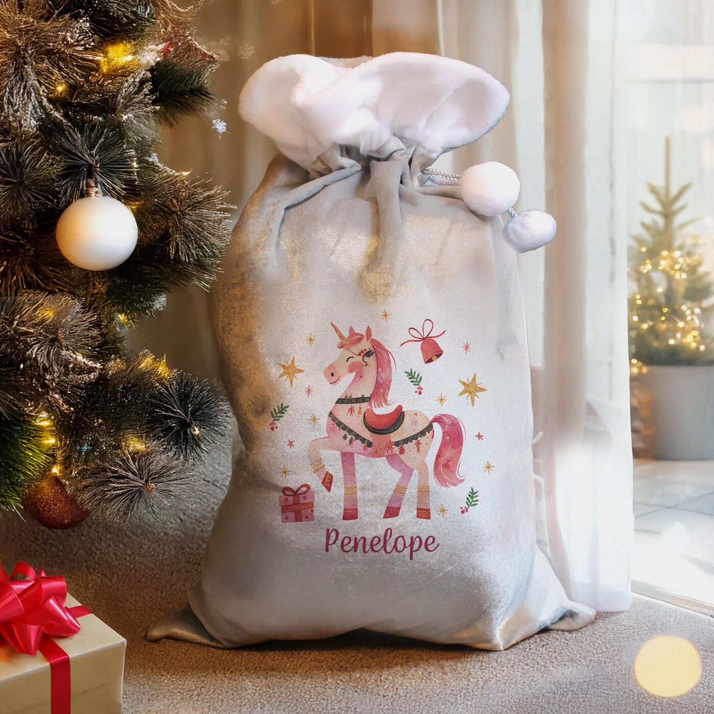 Buy Personalised Unicorn Christmas Sack for GBP 19.99 | Card Factory UK