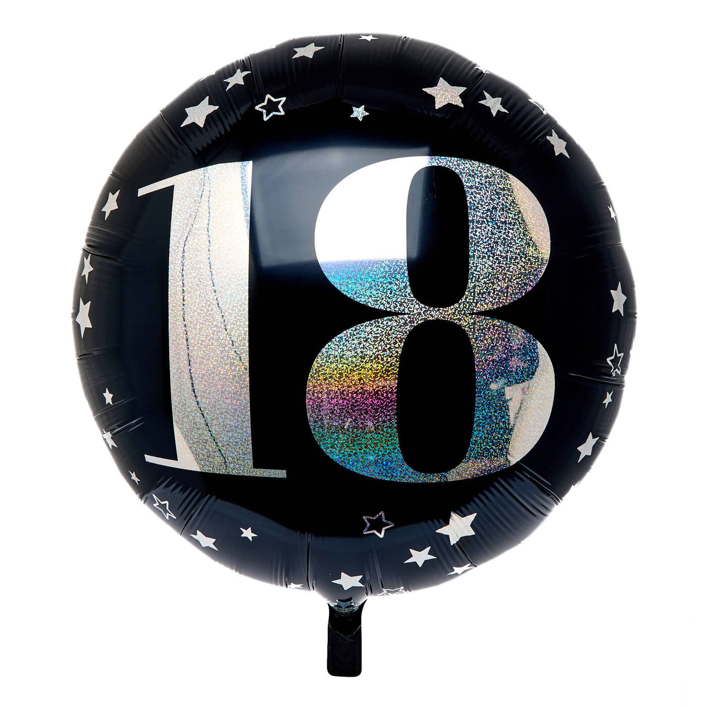 Buy Black & Silver 18th Birthday 31-Inch Foil Helium Balloon for GBP 5. ...