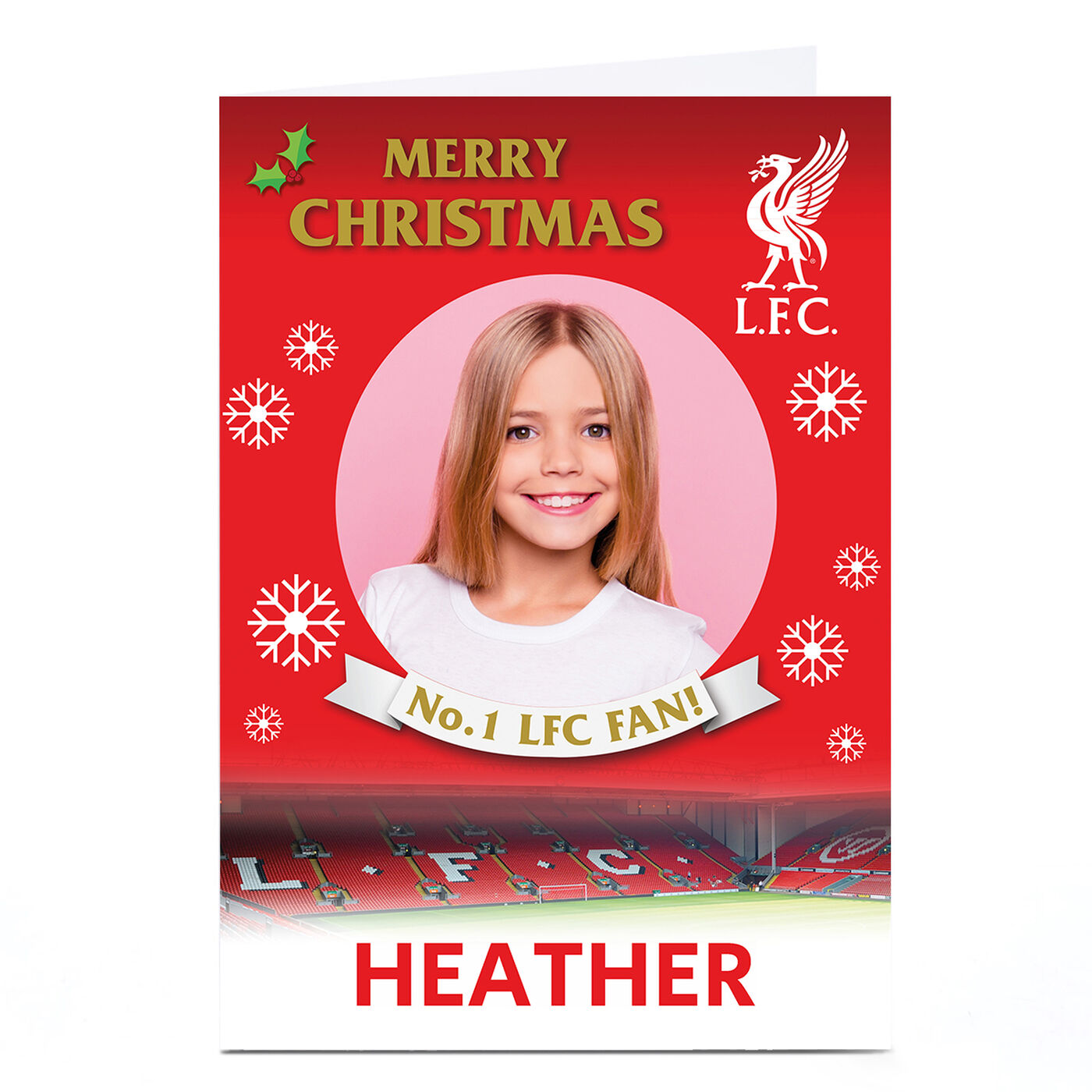 Buy Photo Liverpool FC Christmas Card for GBP 2.99 | Card Factory UK