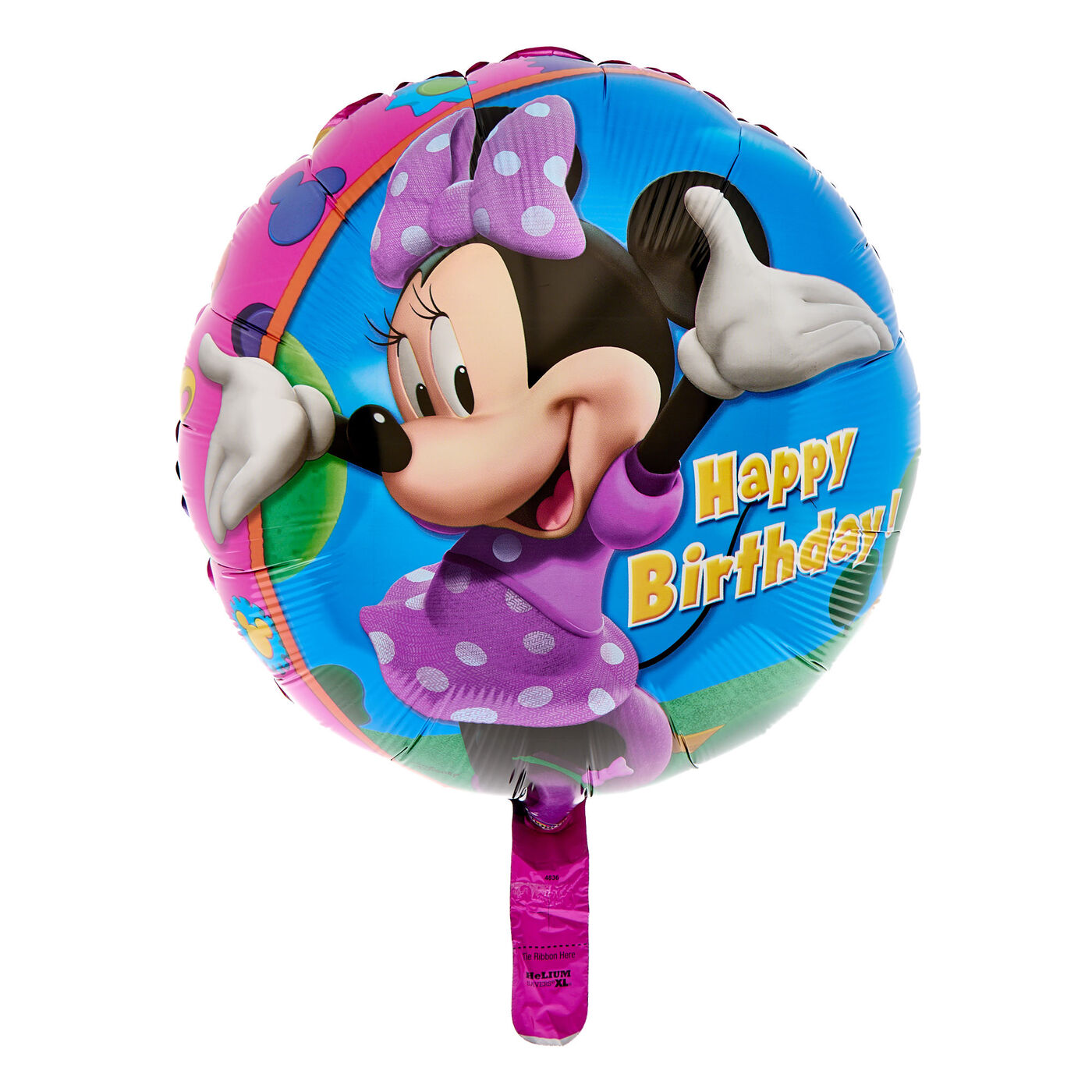 Buy Minnie Mouse 18-Inch Foil Happy Birthday Balloon for GBP 3.99 ...
