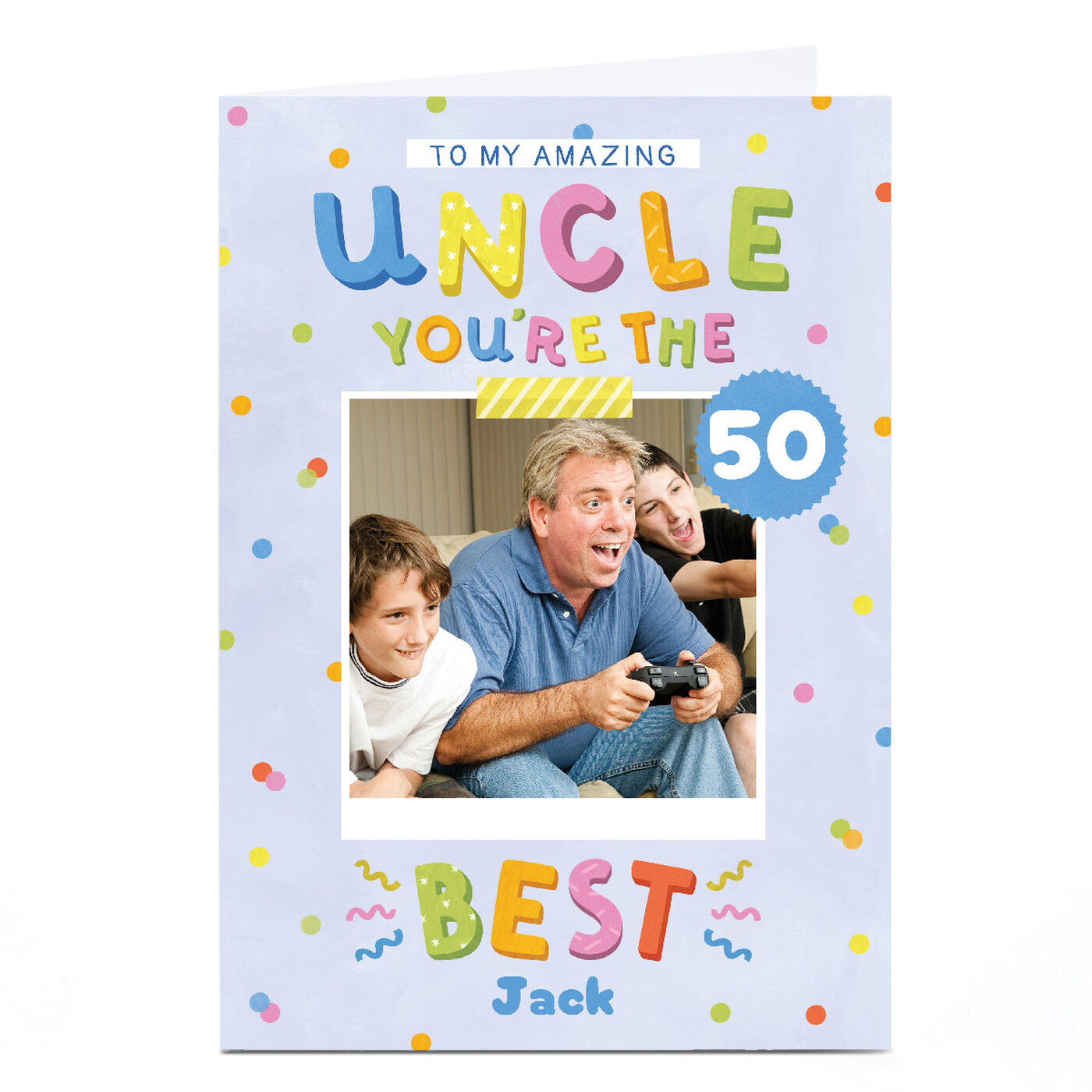 Buy Photo Lemon & Sugar Birthday Card - You're the Best Uncle, Editable ...
