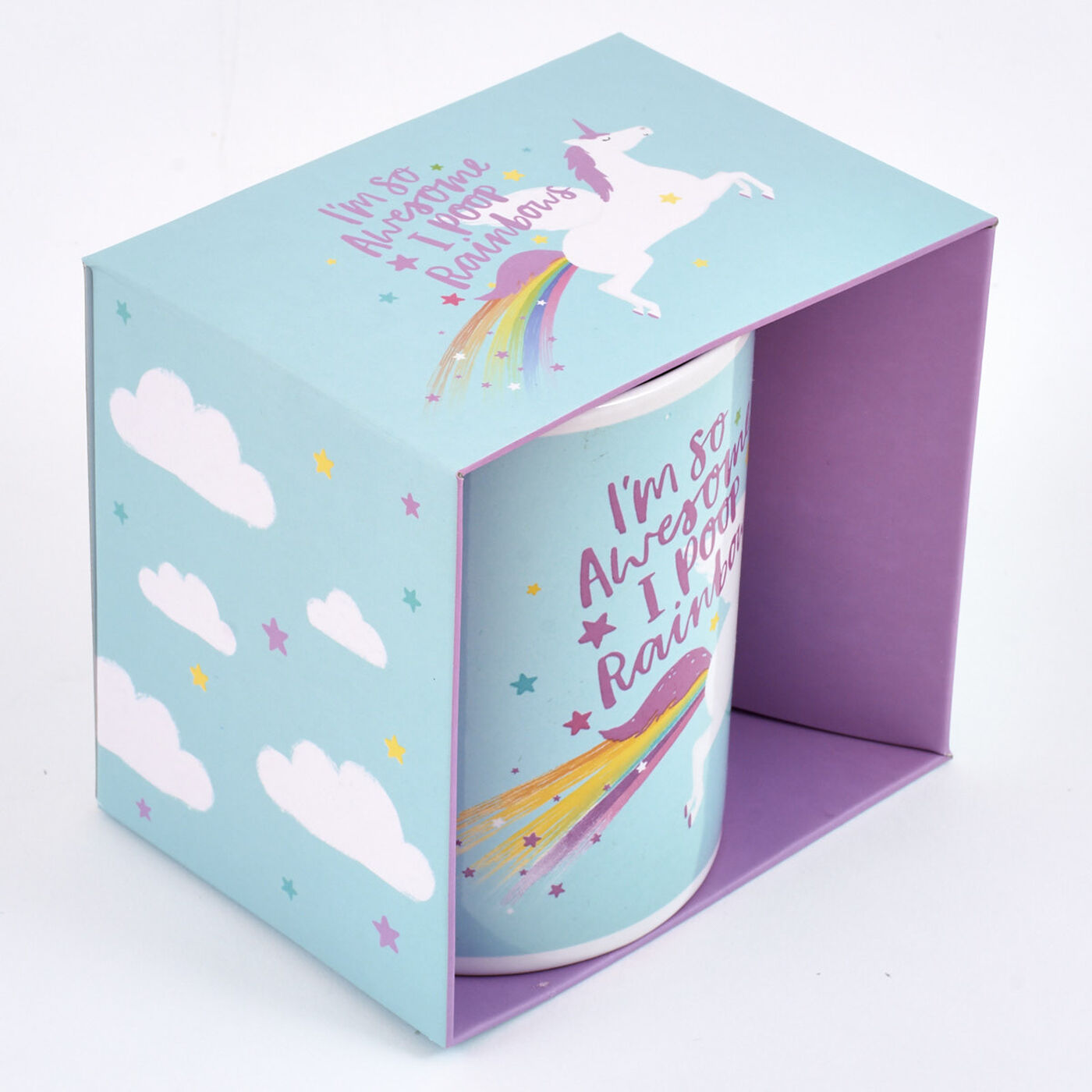 Buy I'm So Awesome I Poop Rainbows Unicorn Mug for GBP 3.99 | Card ...