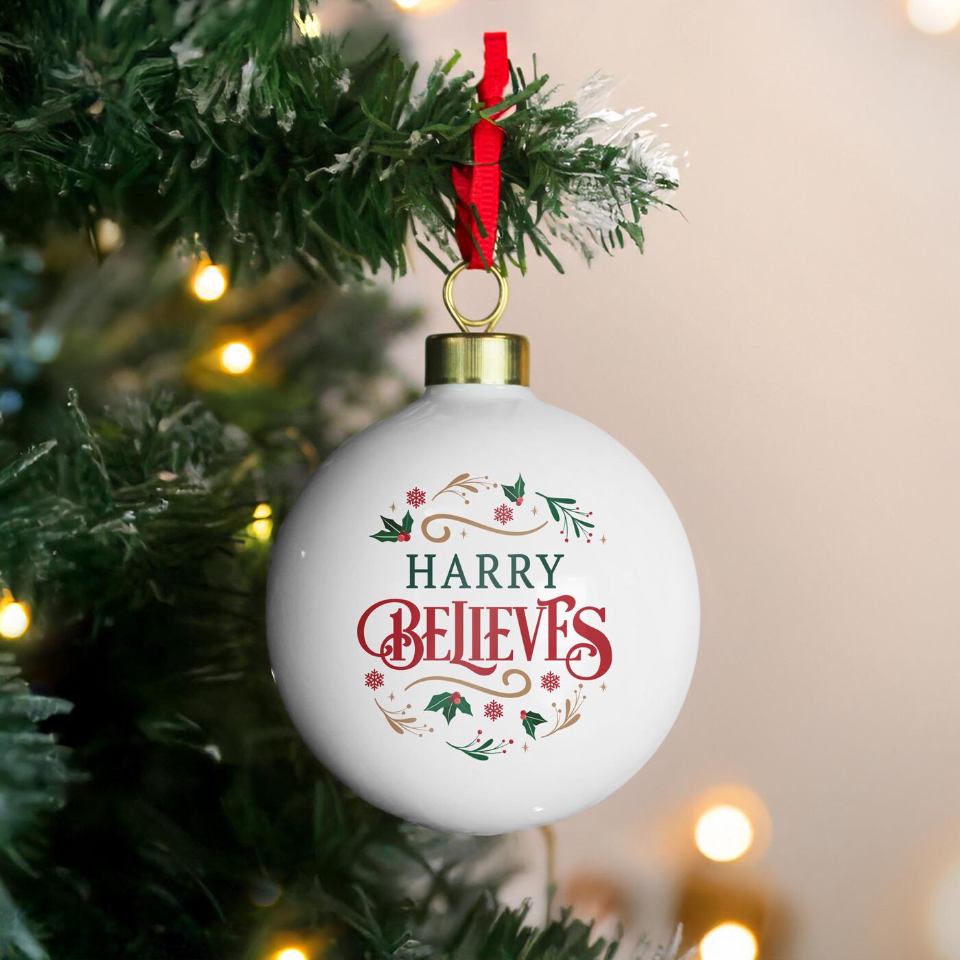 Buy Personalised Believe in Christmas Bauble for GBP 10.99 | Card ...