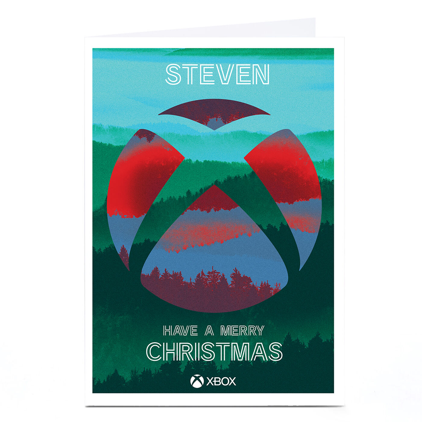 Buy Personalised XBox Christmas Card - Logo Landscape for GBP 2.99 ...