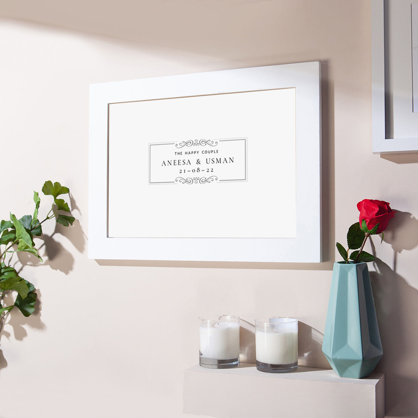 Buy Personalised Happy Couple Landscape Print for GBP 22.99 | Card ...