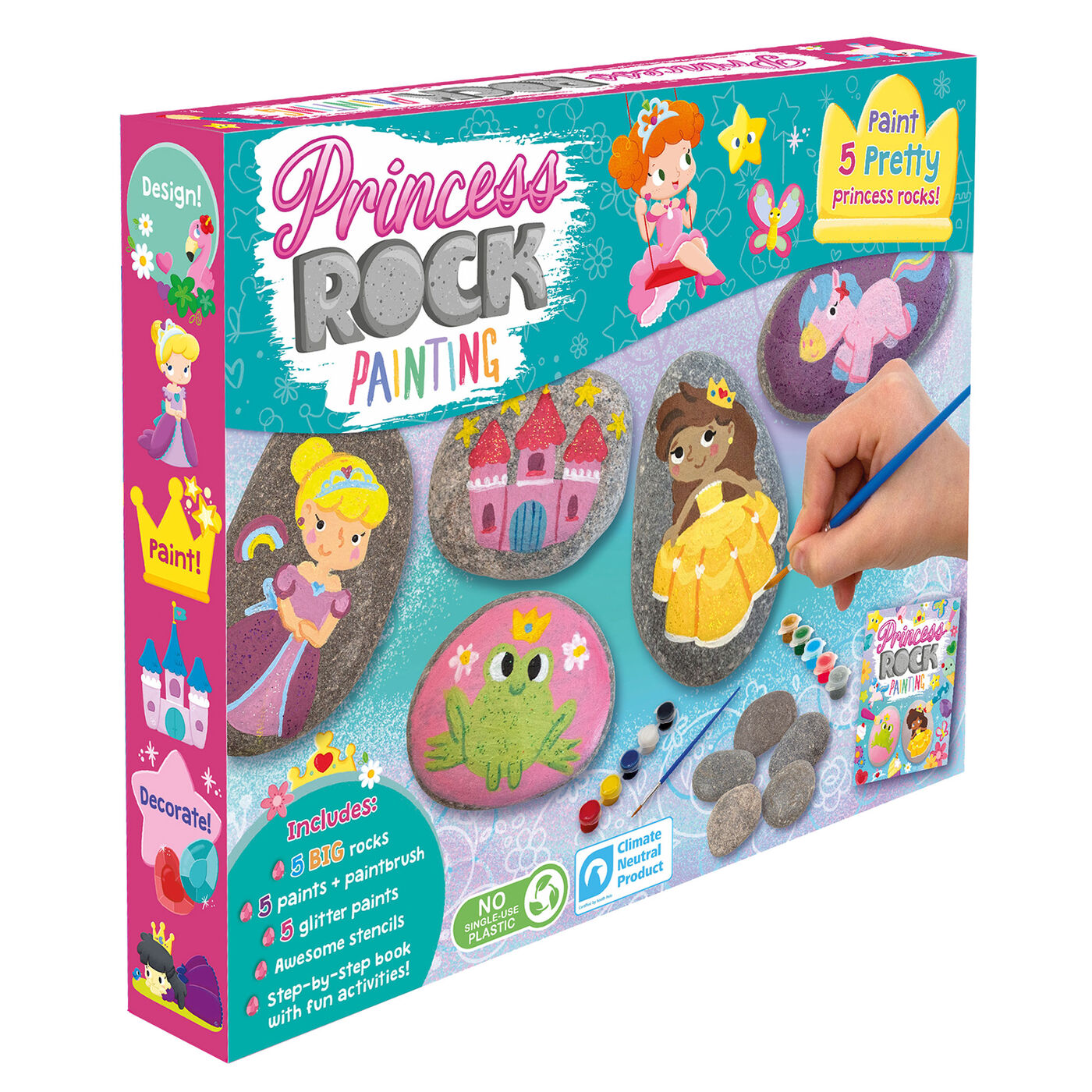 Buy Princess Rock Painting Kit for GBP 2.80 | Card Factory UK