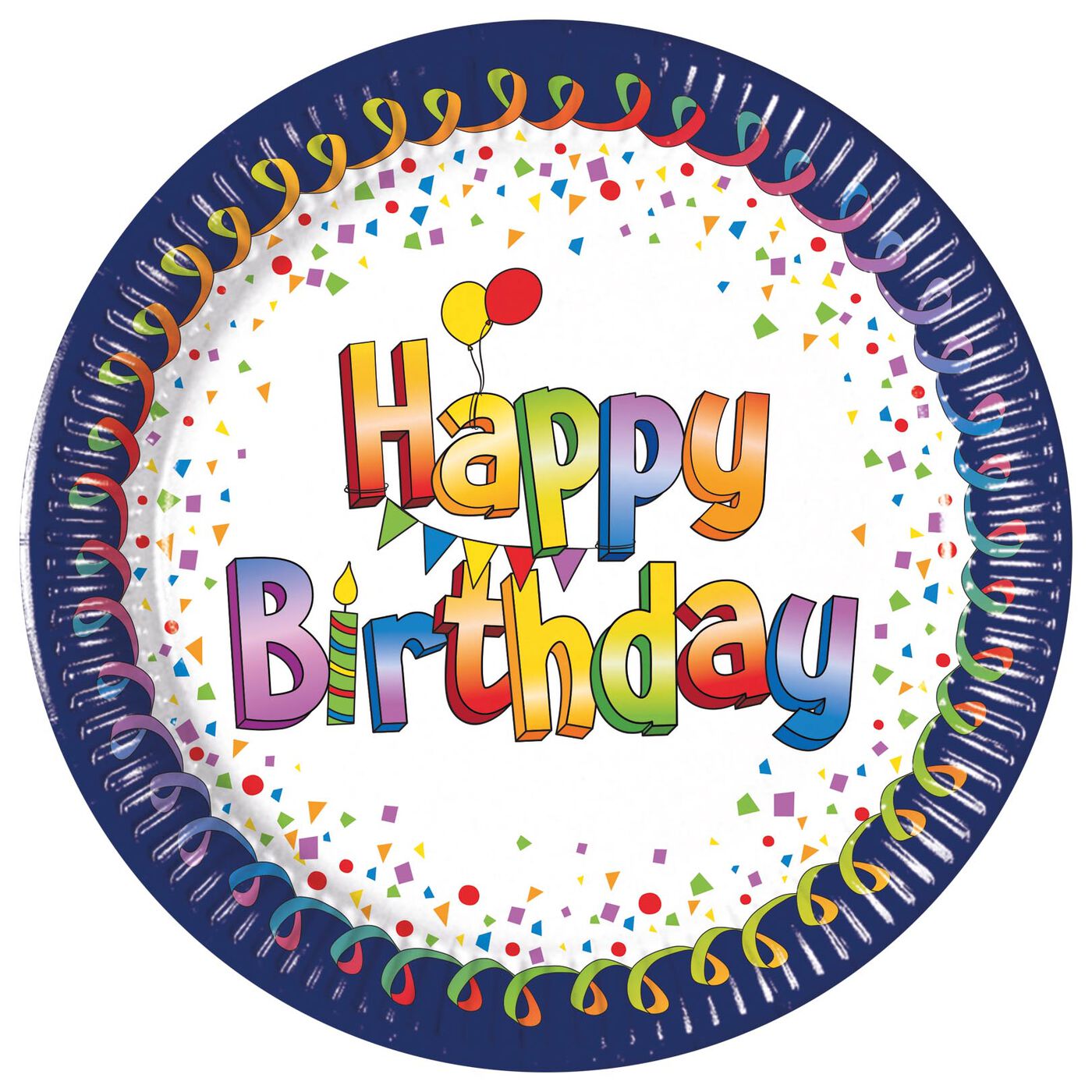 Buy Multicolour Happy Birthday Party Tableware Bundle - 16 Guests for ...