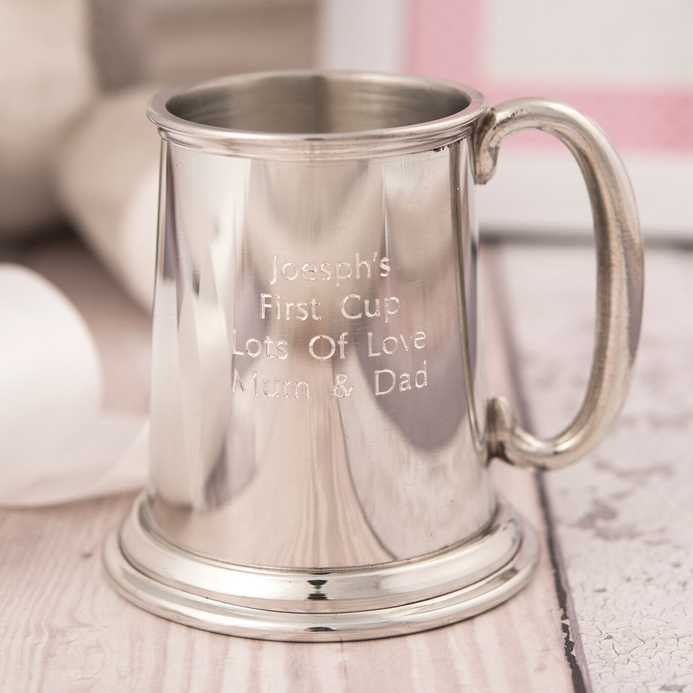 Buy Engraved Children's Pewter Tankard for GBP 19.99 | Card Factory UK