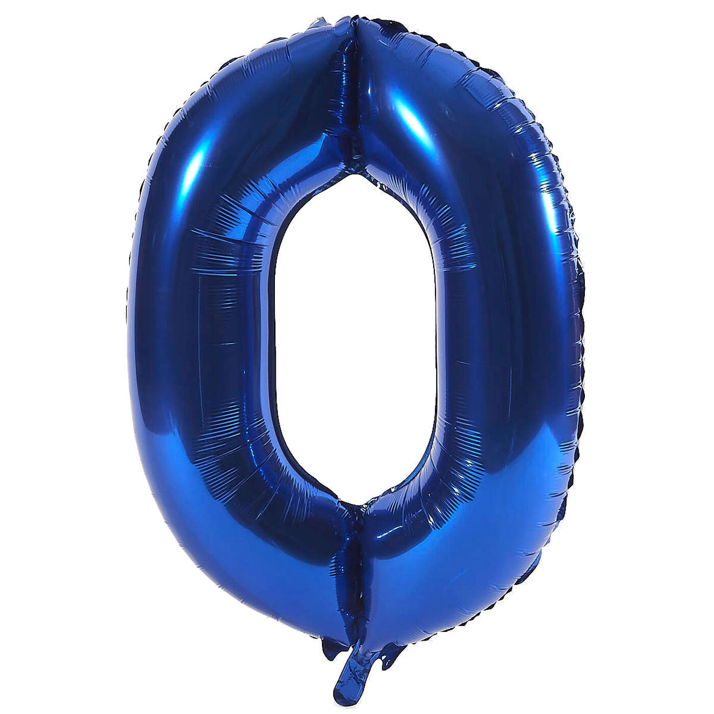 Buy Blue Number 0 Foil Giant Helium Balloon - Uninflated for GBP 6.99 ...