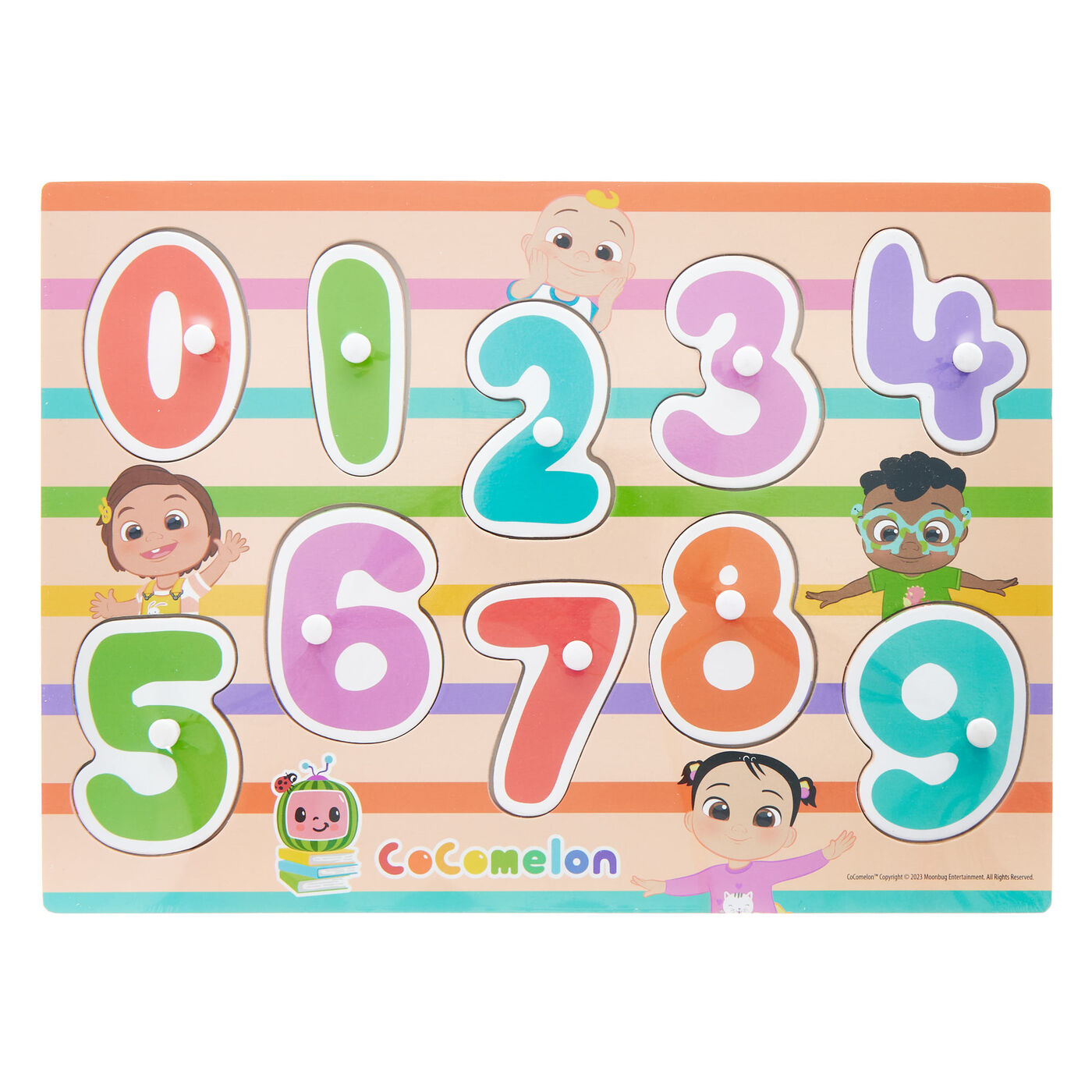 Buy CoComelon Numbers Peg Board for GBP 2.99 | Card Factory UK