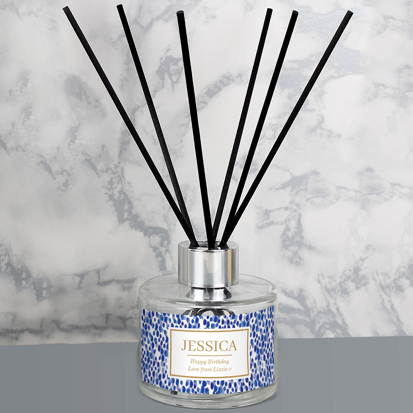 Buy Personalised Spotty Refillable Reed Diffuser for GBP 11.99 | Card ...