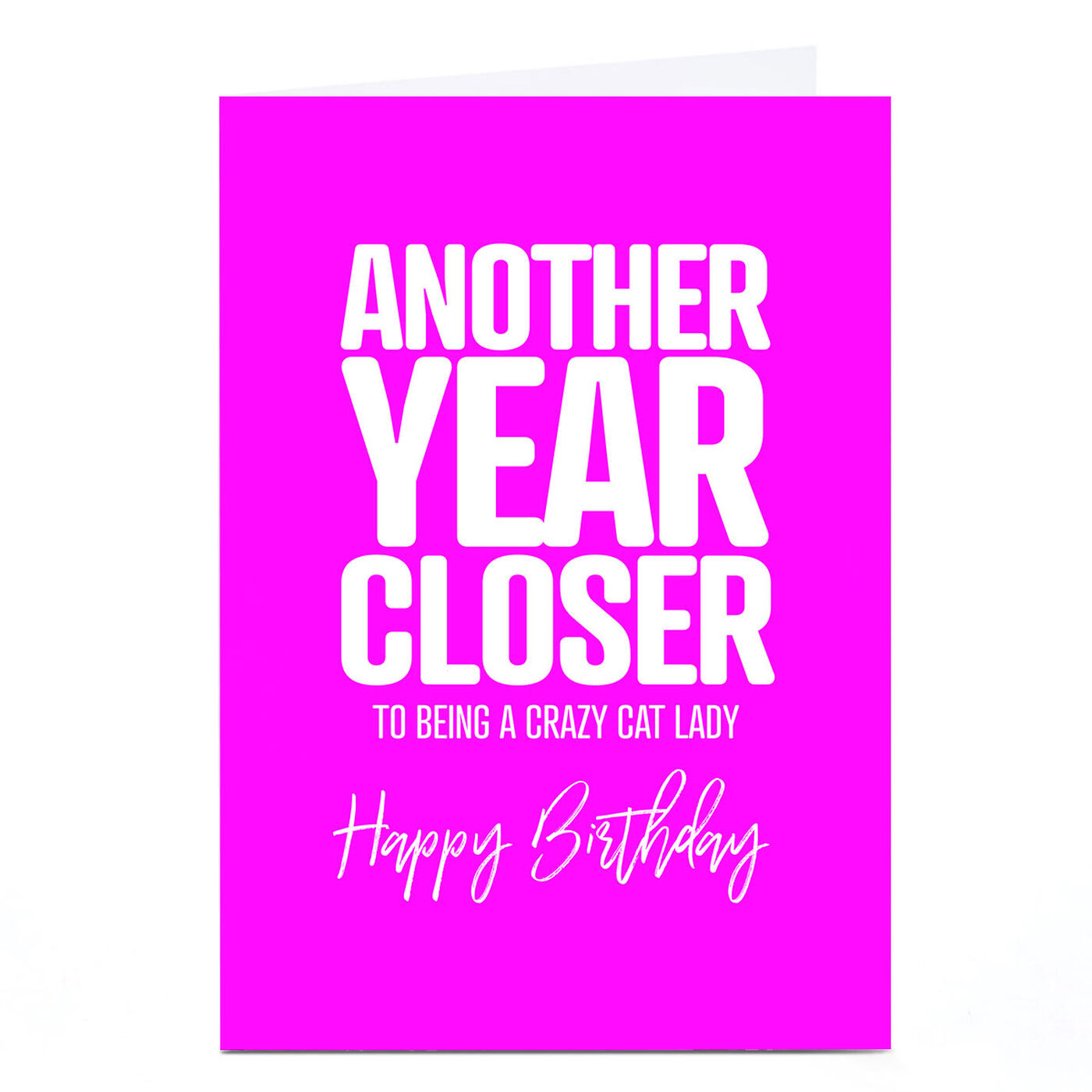 Buy Personalised Punk Birthday Card - Another Year Closer for GBP 2.49 ...