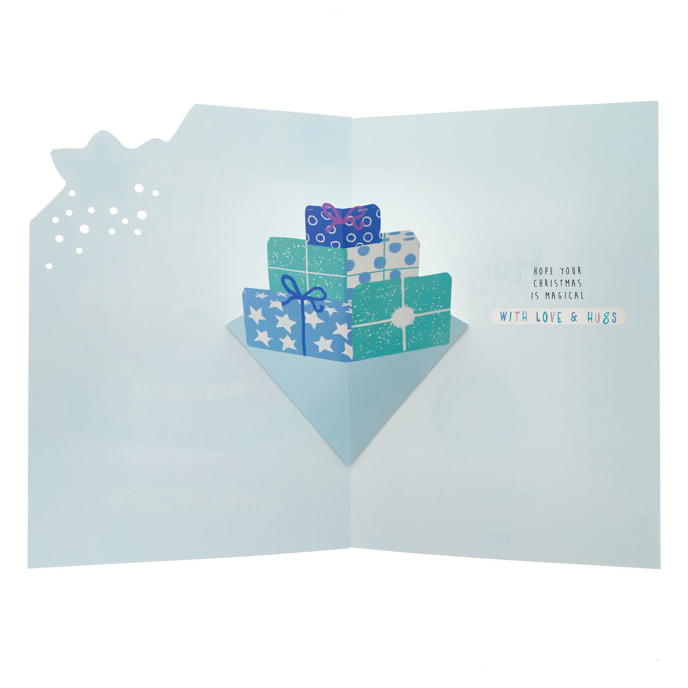 Buy Daughter Hugs Ballerina Giant Pop-Out Christmas Card for GBP 1.49 ...