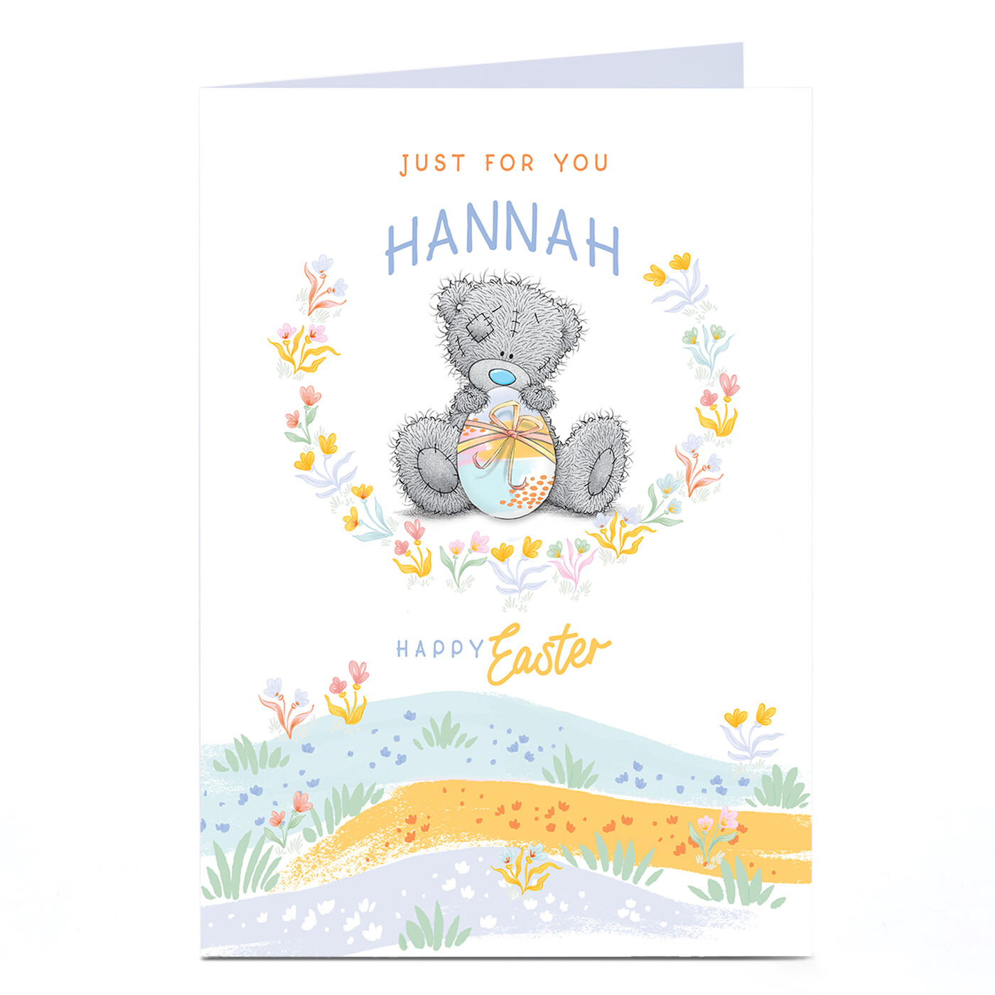 Buy Personalised Tatty Teddy Easter Card - Easter Meadow, Just For You ...