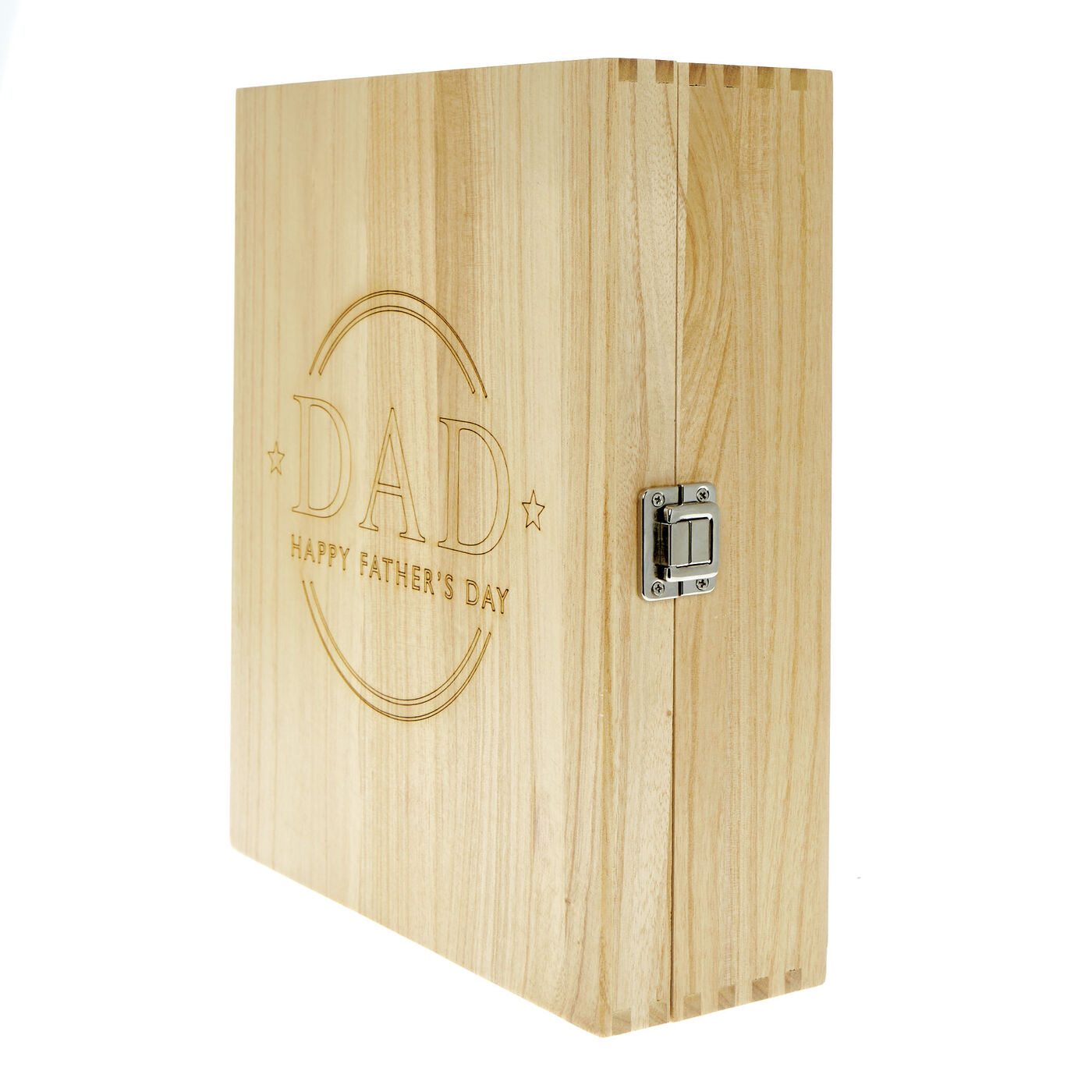 Buy Dad Happy Father's Day Engraved Wooden Gift Box for GBP 9.99 | Card ...