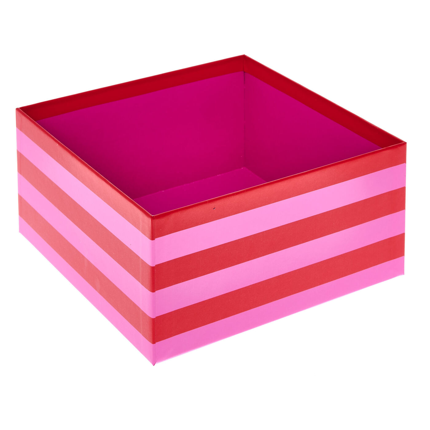 Buy Pink & Red Stripes Christmas Gift Boxes - Set of 4 for GBP 13.56 ...