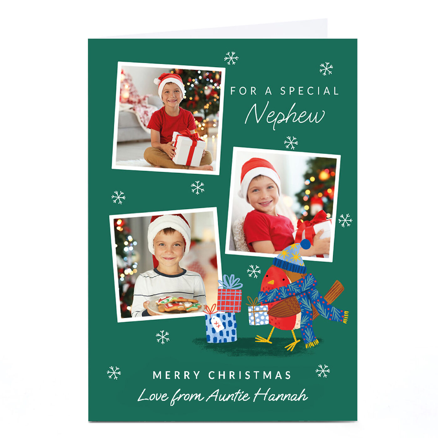 Buy Personalised Christmas Photo Card - For a Special Nephew for GBP 2. ...