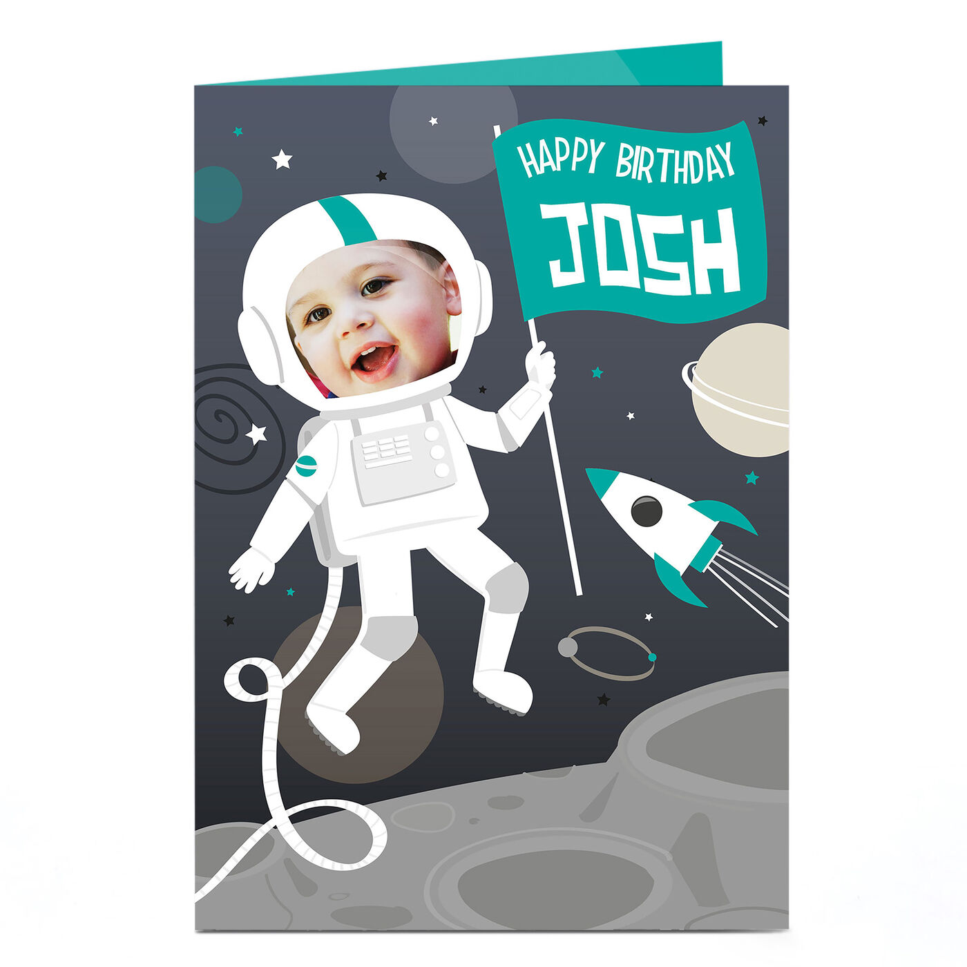 Buy Photo Birthday Card - Spaceman for GBP 1.79 | Card Factory UK