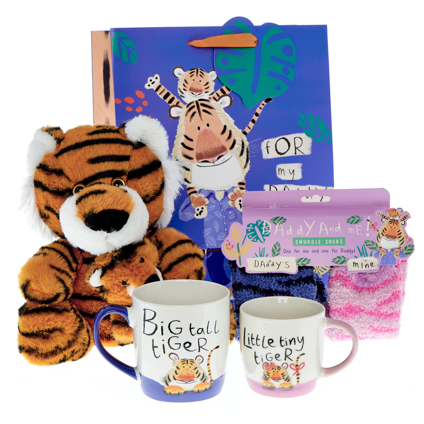Daddy & Me Pink Tigers Father's Day Gift Bundle