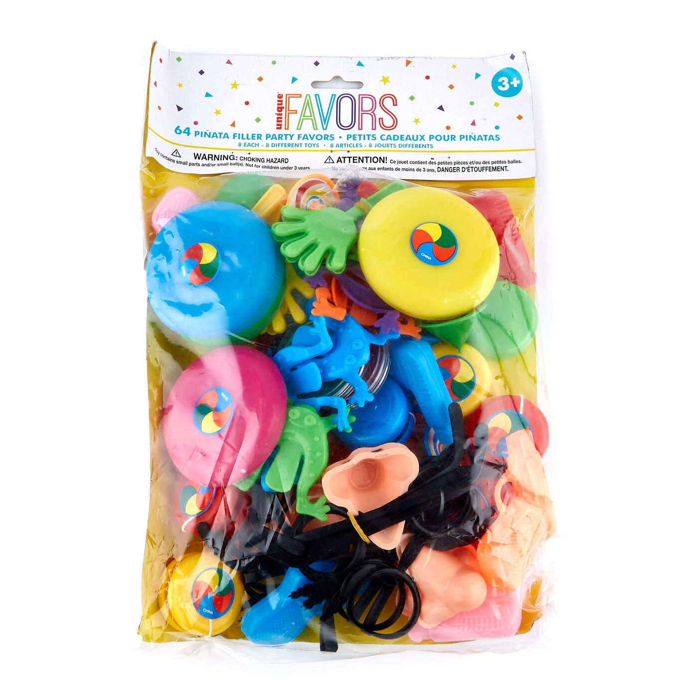 Buy 64 Plastic Piñata Filler Party Favours for GBP 9.99 | Card Factory UK
