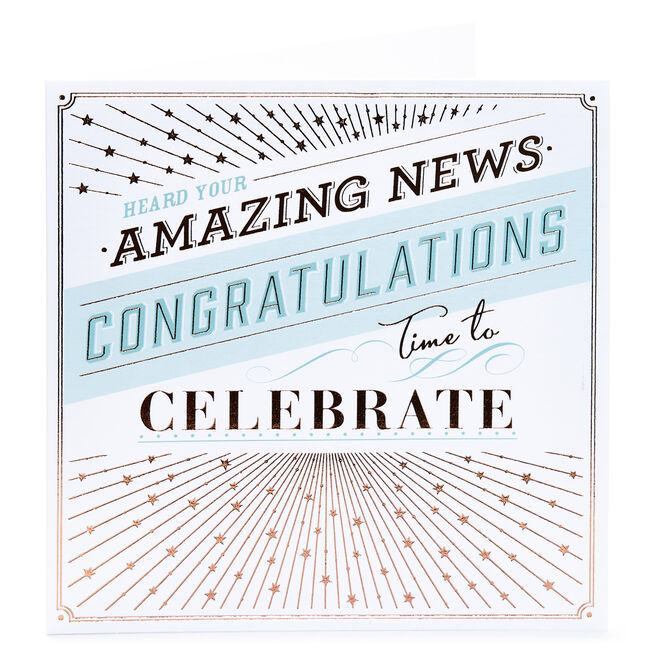 Congratulations Cards, Personalised Well Done Cards for 99p Online UK ...
