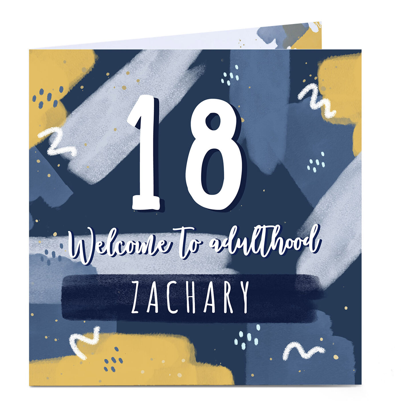 Buy Personalised 18th Birthday Card - Welcome to Adulthood for GBP 2.99 ...