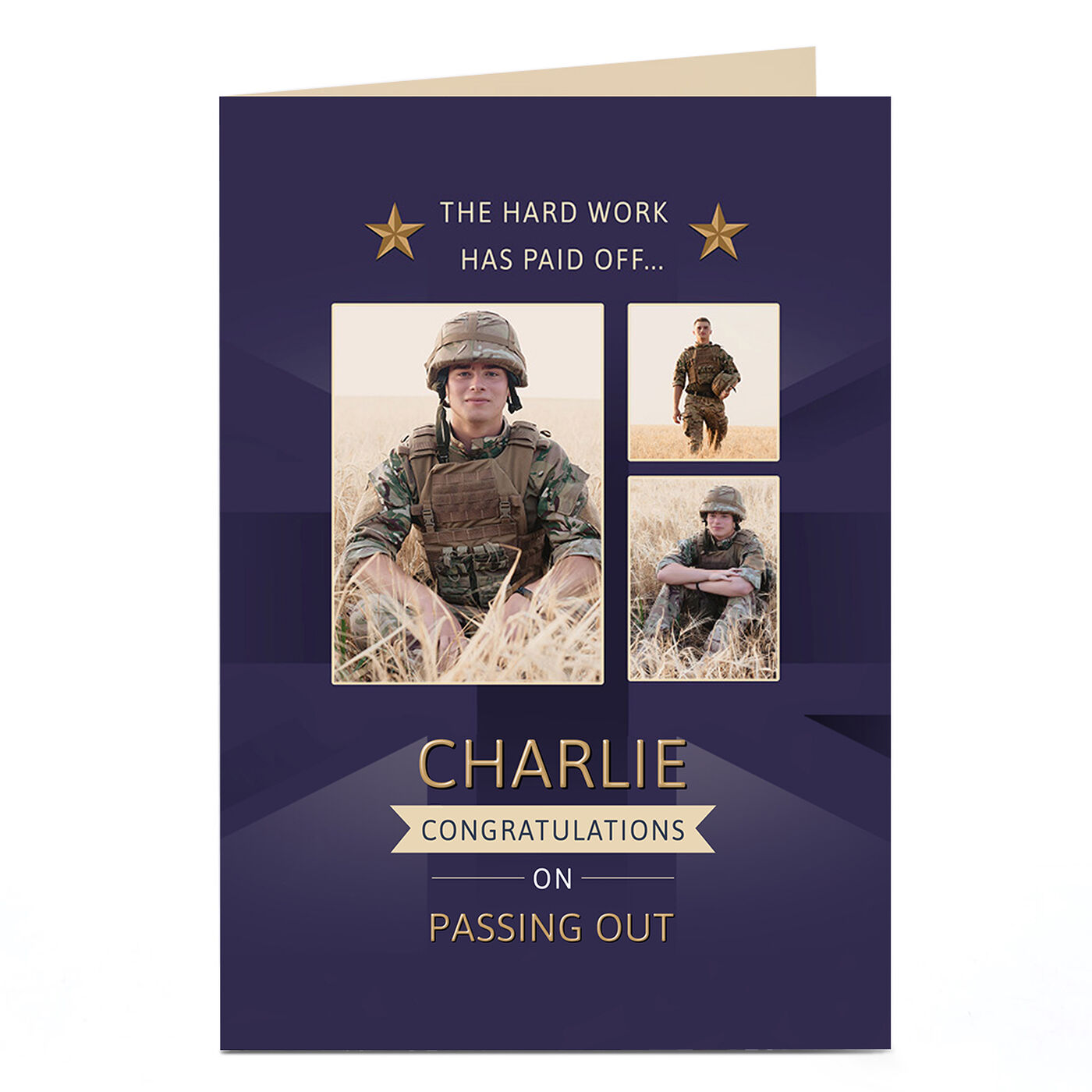 Buy Photo Military Card - The Hard Work has Paid off for GBP 3.29 ...