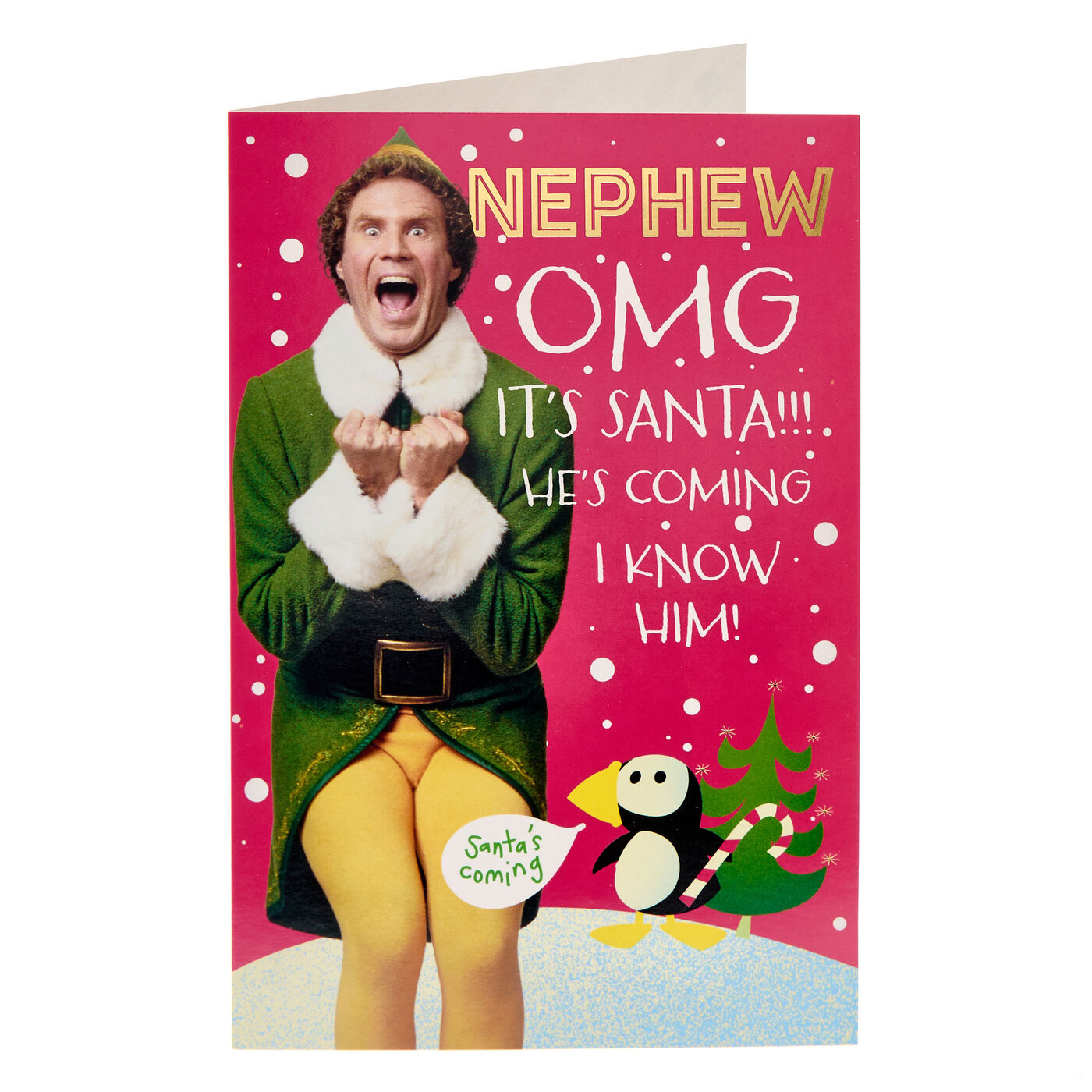 Buy Nephew quality Elf Movie Christmas Card