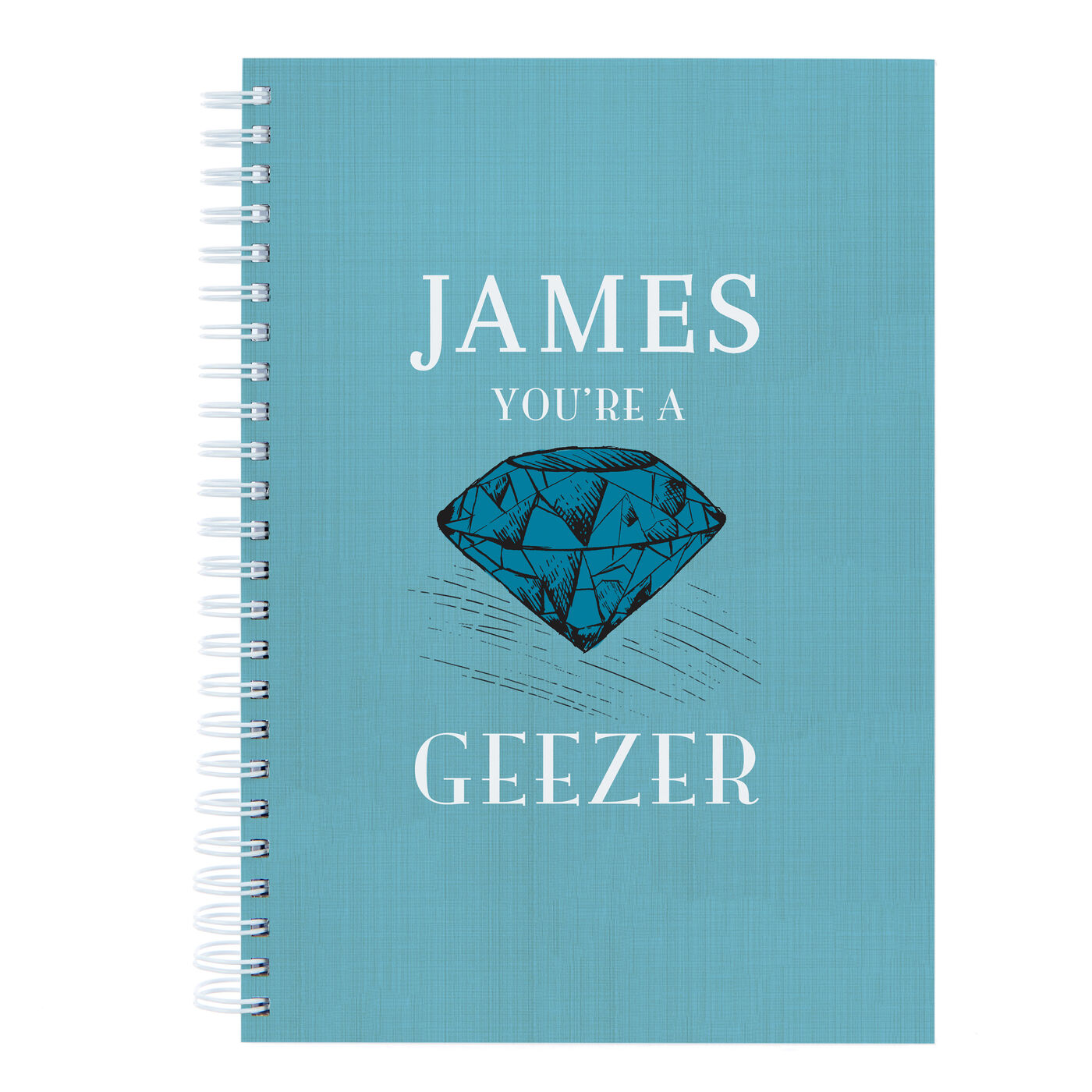 Buy Personalised Notebook - Diamond Geezer for GBP 6.49 | Card Factory UK