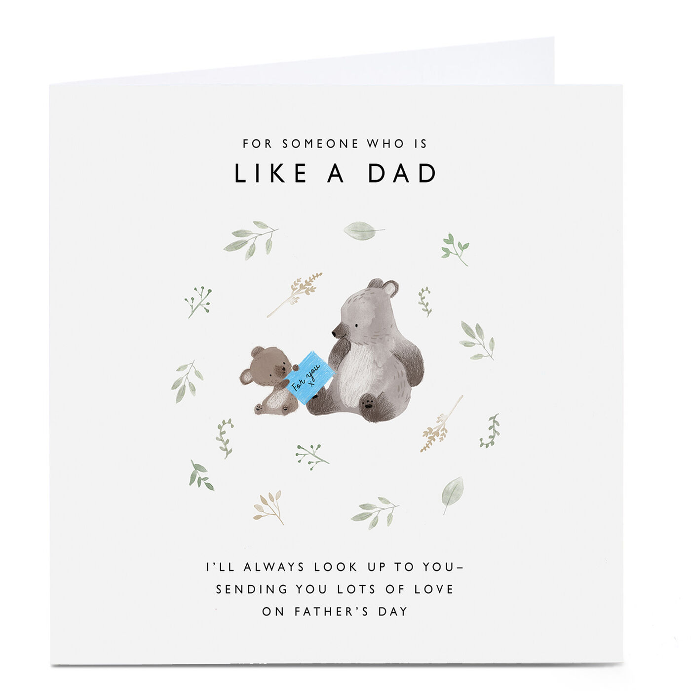 Buy Personalised Father's Day Card - Like a Dad, Bears for GBP 2.99 ...