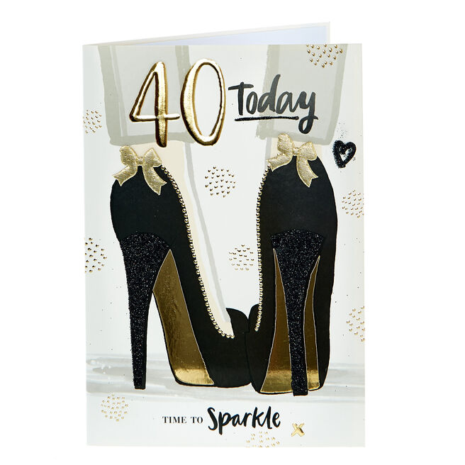 Find amazing products in 40th Birthday' today | Card Factory UK