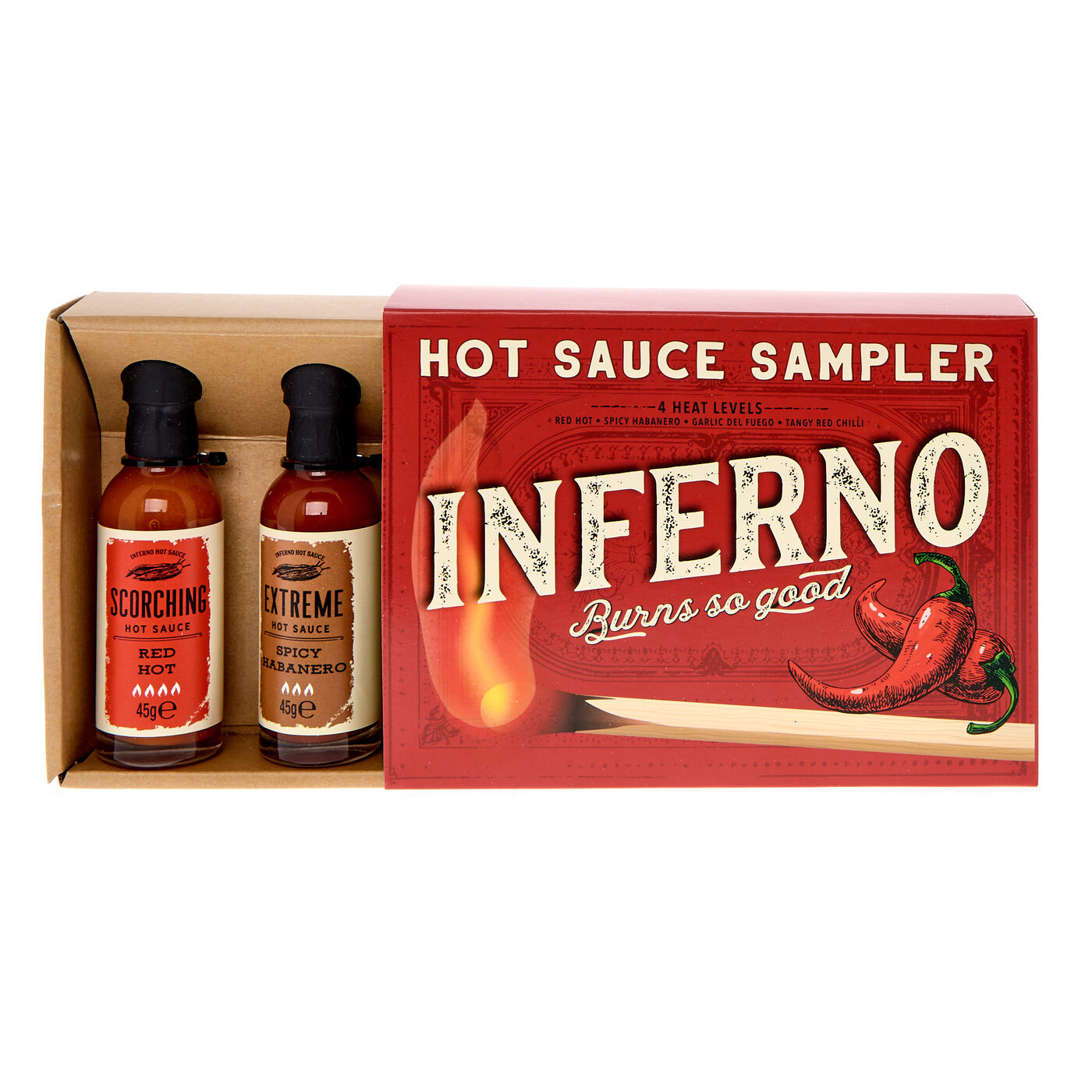 Buy Hot Sauce Inferno Spice Sampler Set for GBP 1.24 | Card Factory UK