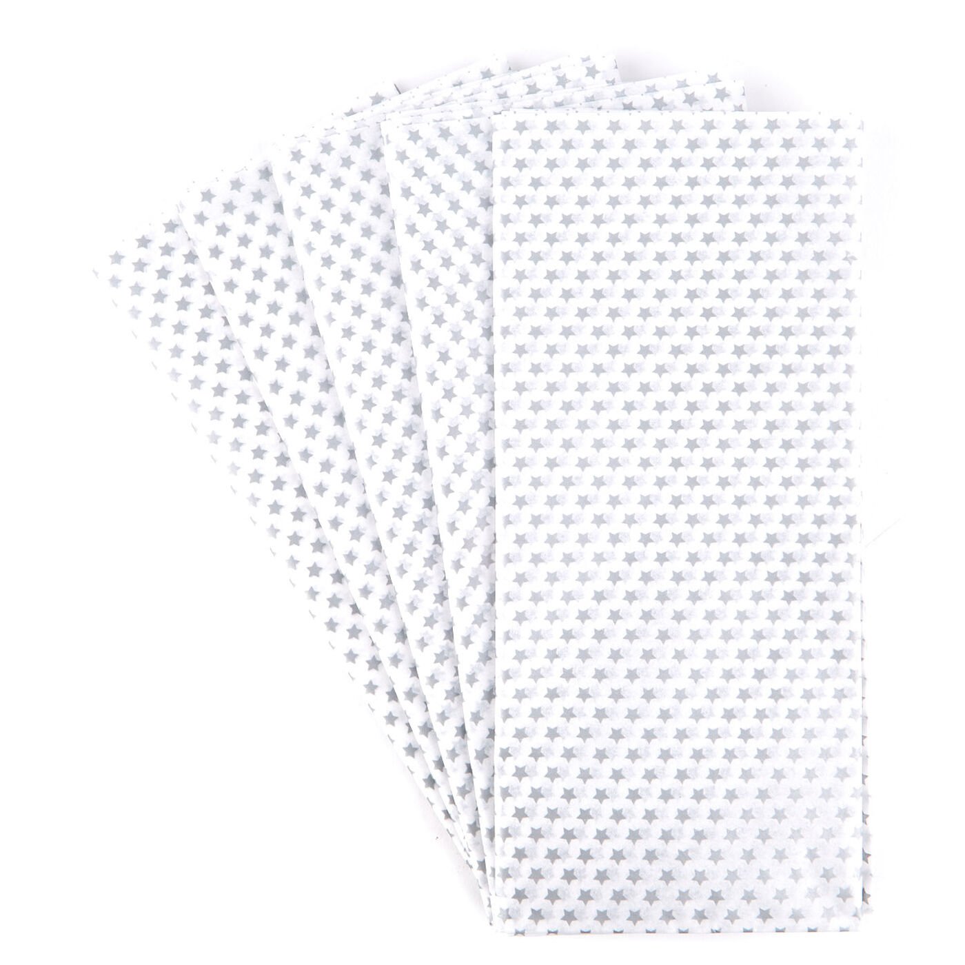 Buy White Tissue Paper With Silver Stars - 7 Sheets for GBP 0.99 | Card ...