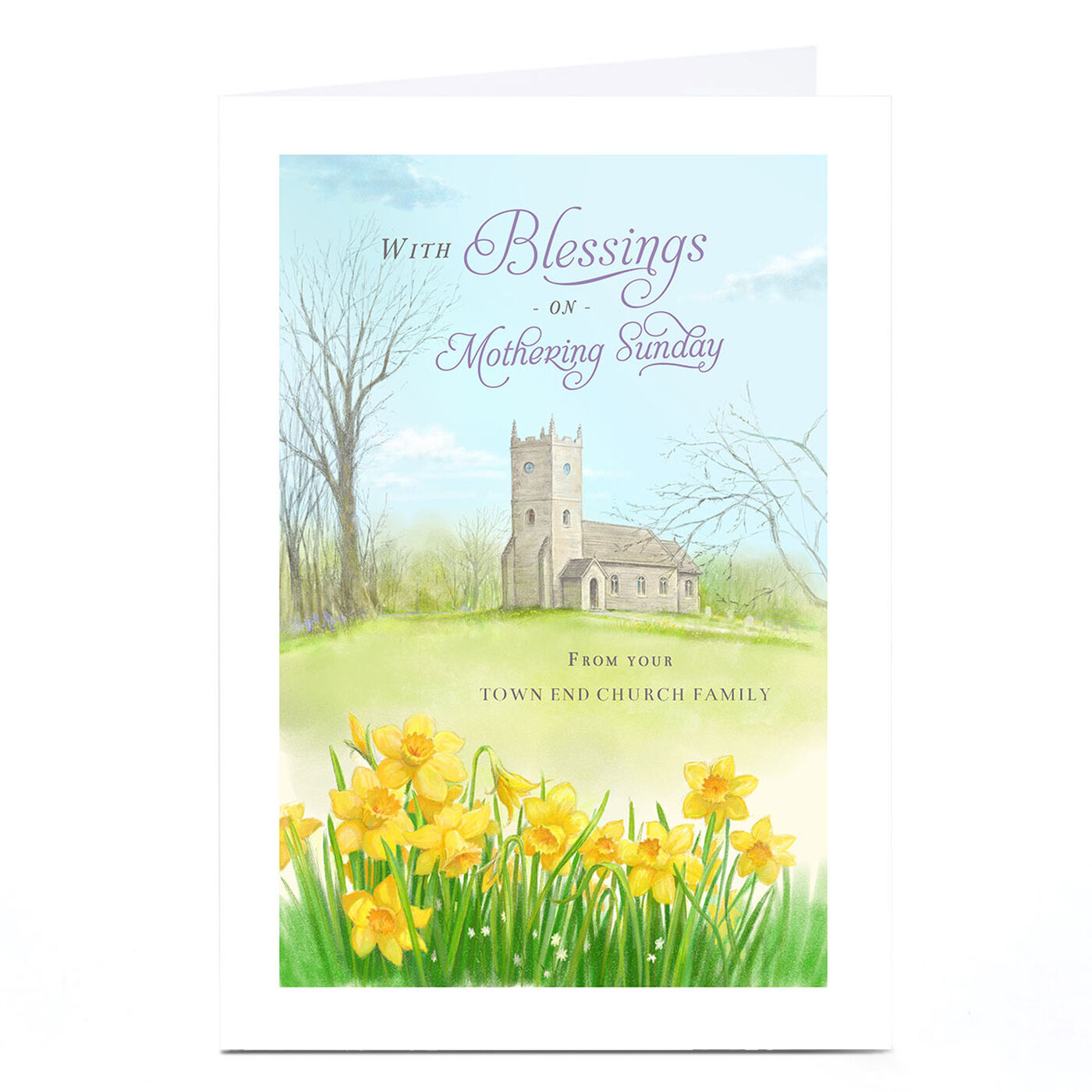 Buy Personalised Mother's Day Card - Mothering Sunday for GBP 2.99 ...