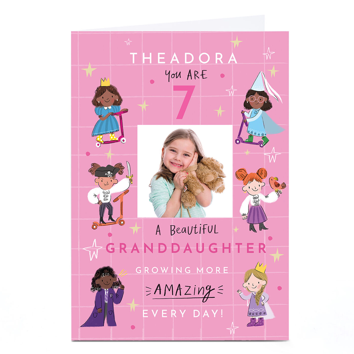 Buy Personalised Birthday Card - Growing More Amazing Every Day ...