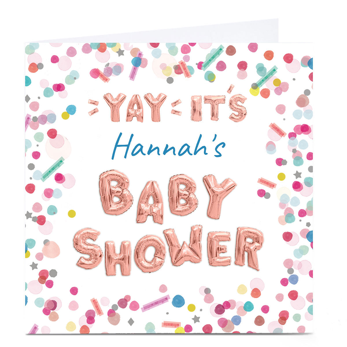 Baby shower letter balloons store