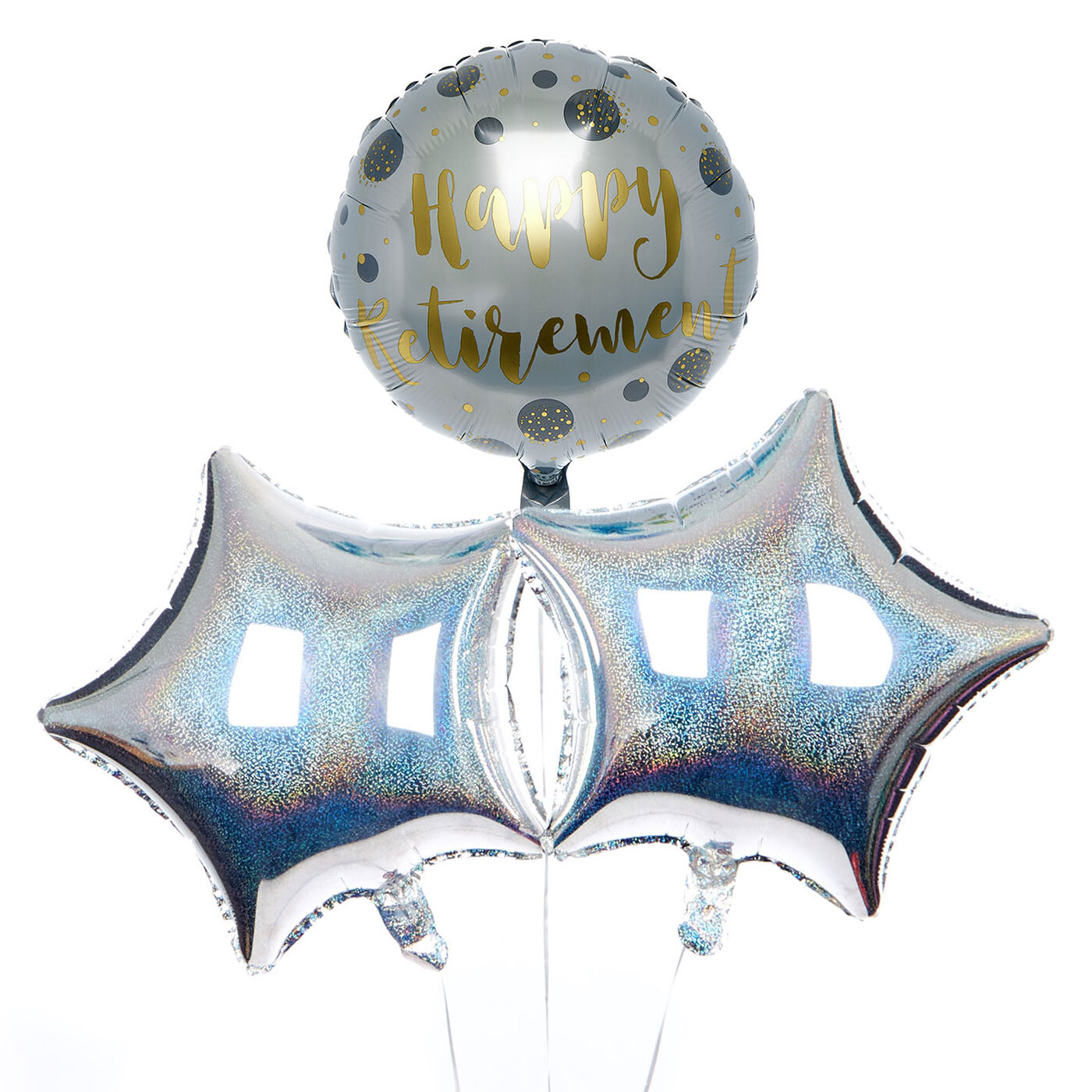 Buy Happy Retirement Balloon Bouquet - DELIVERED INFLATED! for GBP 19. ...