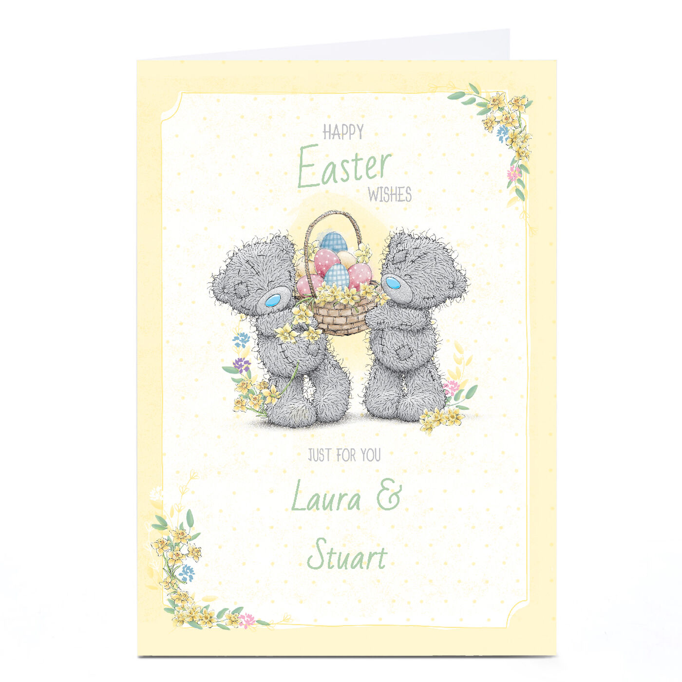 Buy Personalised Tatty Teddy Easter Card - Happy Couple Bears for GBP 2 ...