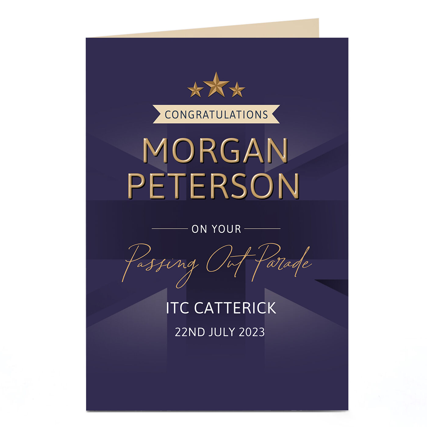 Buy Personalised Military Card - Passing out Parade for GBP 2.99 | Card ...