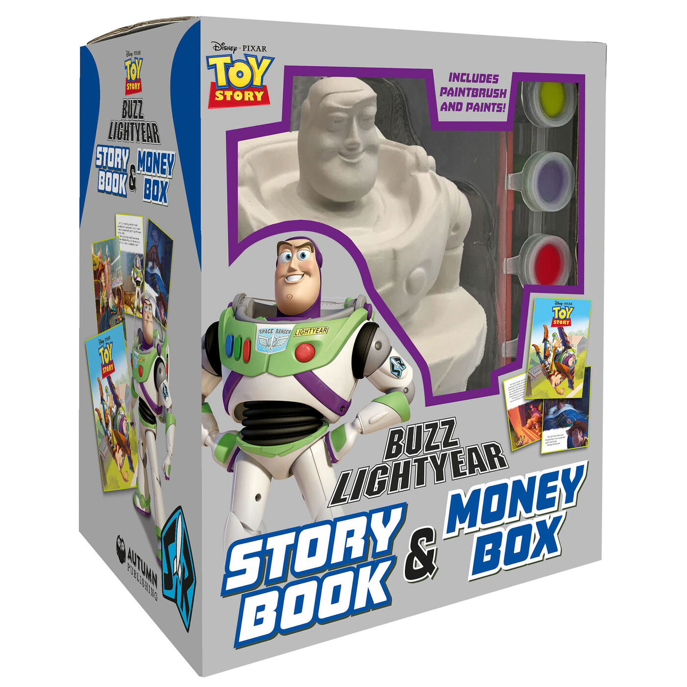 Buy Toy Story Buzz Lightyear Story Book & Money Box for GBP 3.20 | Card ...