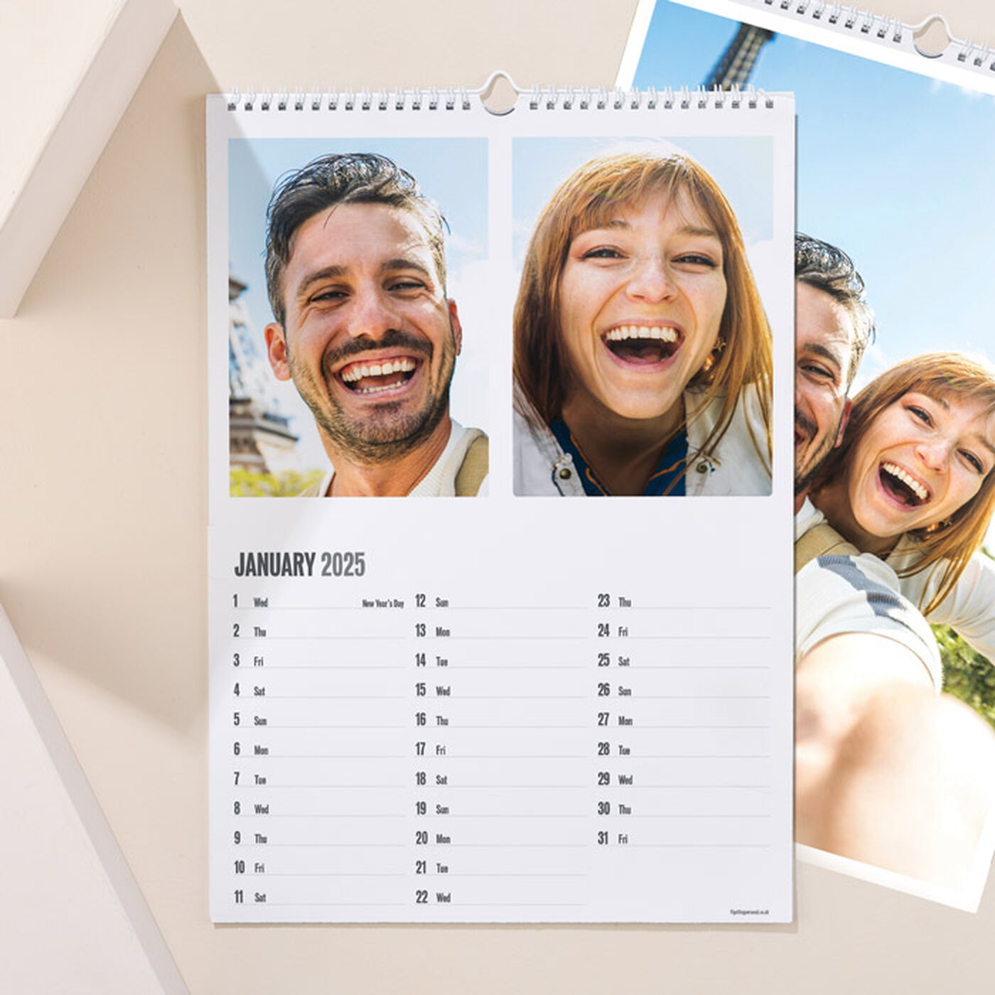 Buy Create Your Own Multi-Photo Upload Calendar - 2 Photos for GBP 15. ...
