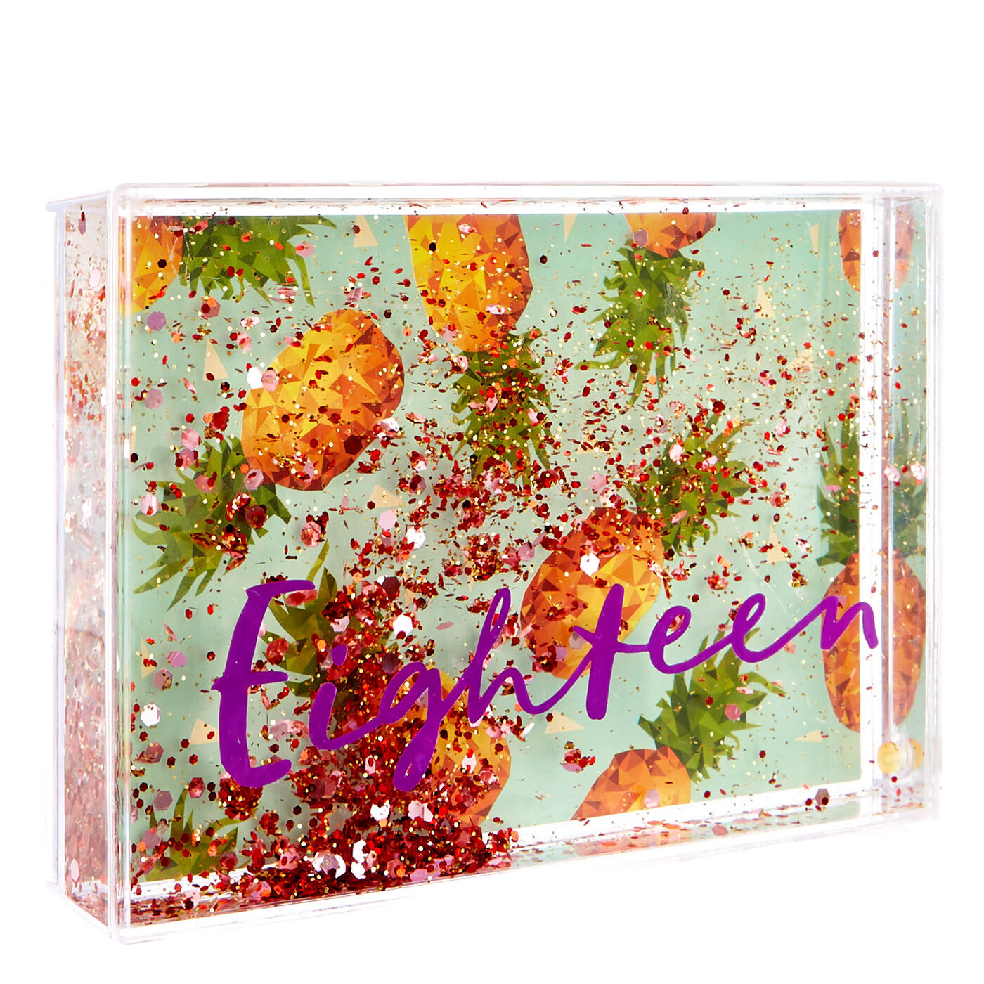 Buy 18th Birthday Pink & Red Glitter Photo Frame for GBP 2.99 | Card ...